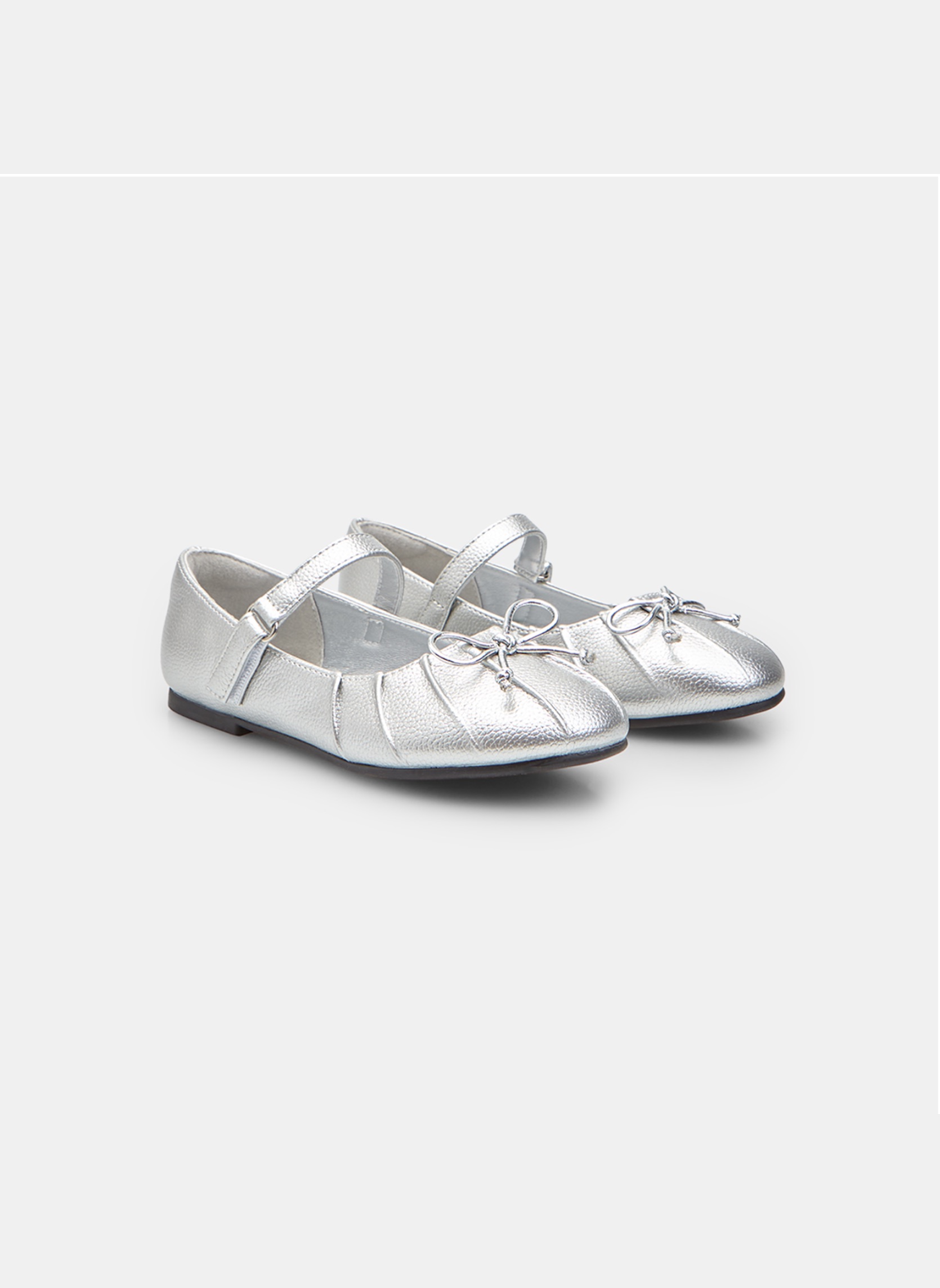 Bata Ballerines Ballerines pour fille Bata avec bride - Argent fille ...