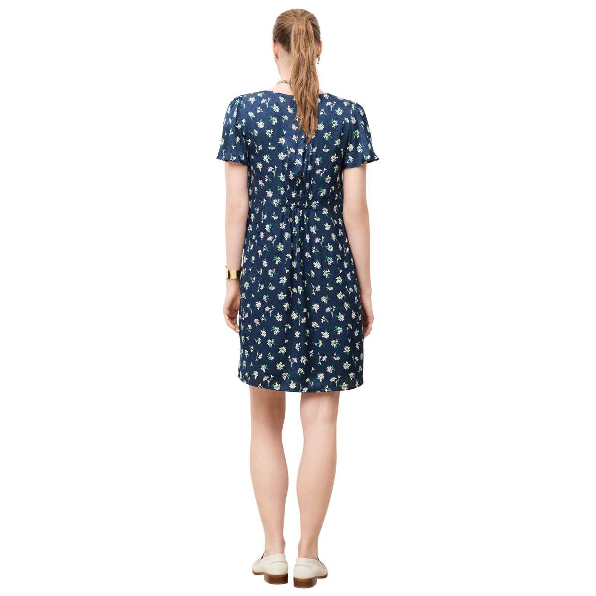 Caroll Robes Robe courte floral droite - 261R-Rufina femme bleu ...