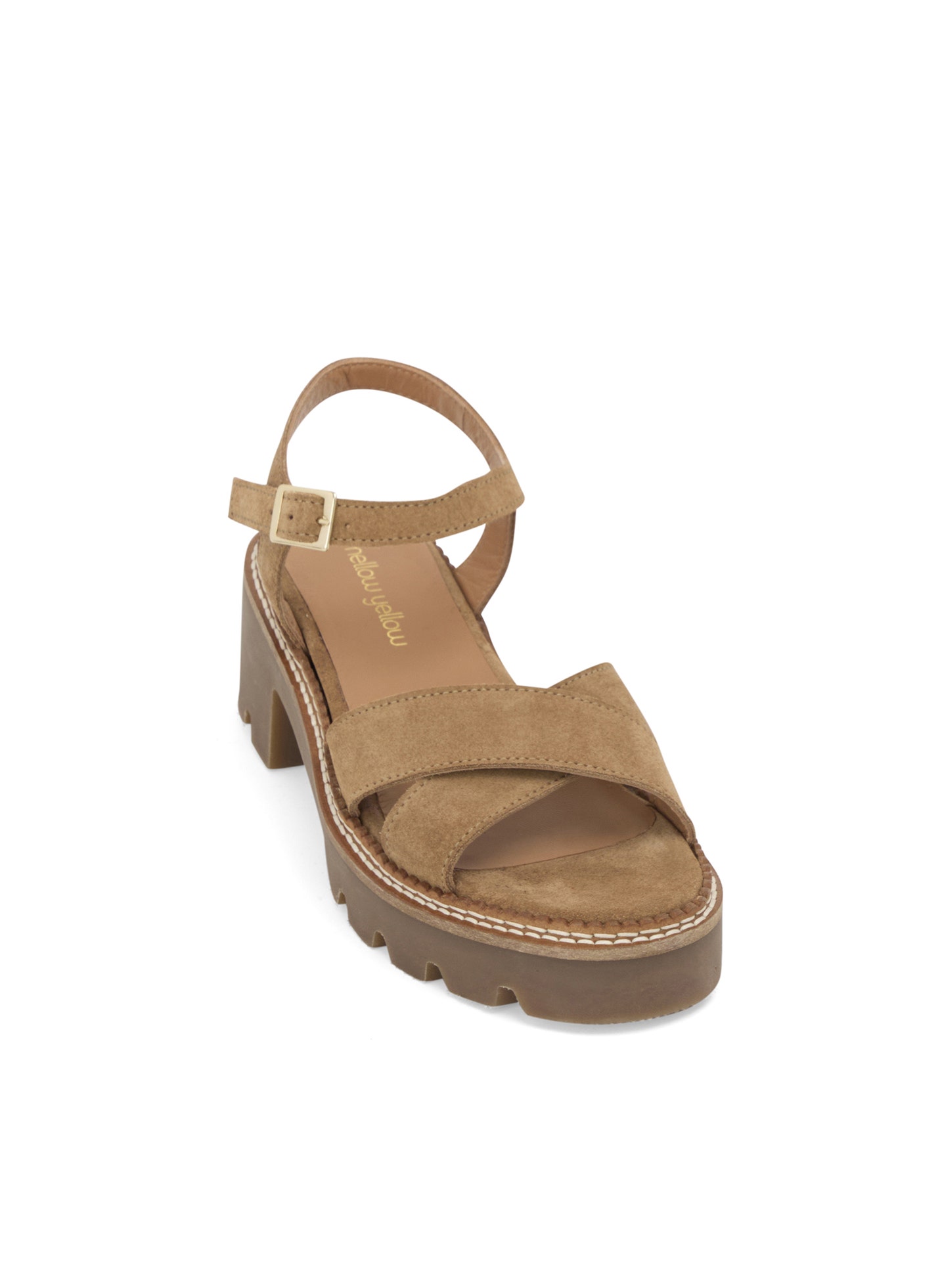 Mellow Yellow Sandales DIABOLO femme beige | Sarenza France