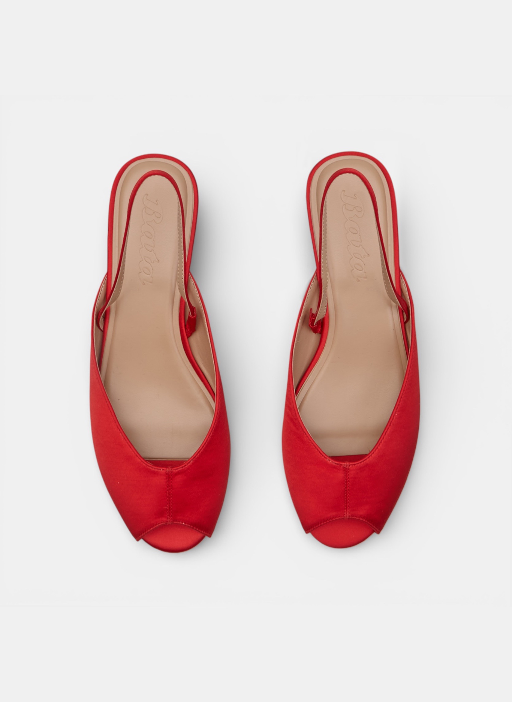 Bata Sandales Sandales femme à talon Bata - Rouge femme rouge | Sarenza ...