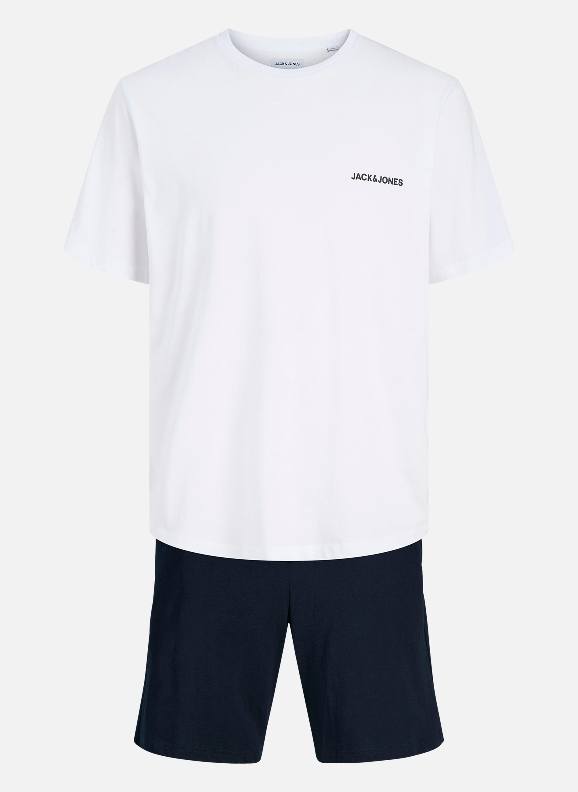 Jack & Jones Combinaisons Pyjama Court coton droit - 12273635 homme ...