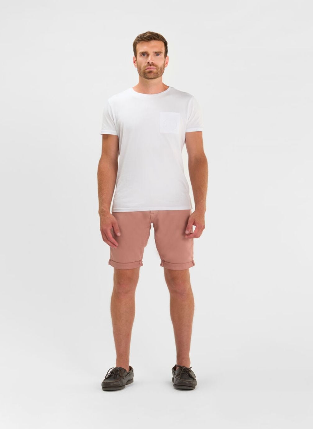 Le temps des cerises Bermudas Bermuda short ARVID Pink homme rose ...