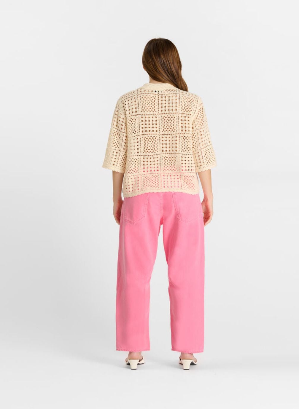 Le temps des cerises Chemises Cardigan ELMAR White femme beige ...