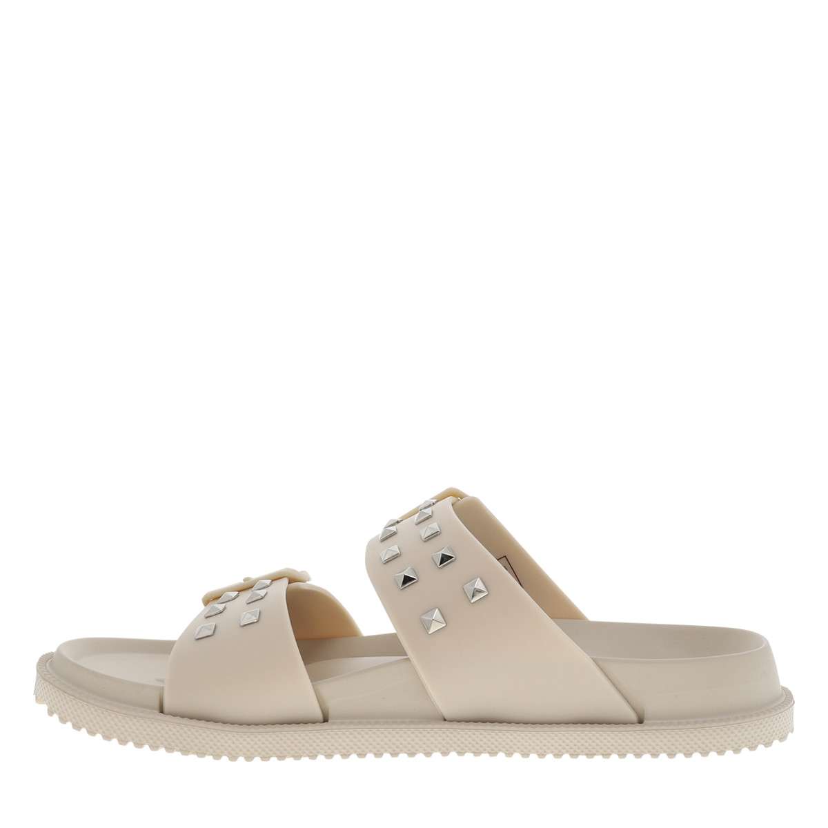 Pepe jeans Sandales Nu-pieds OCEAN STUDS W talon plat femme beige ...