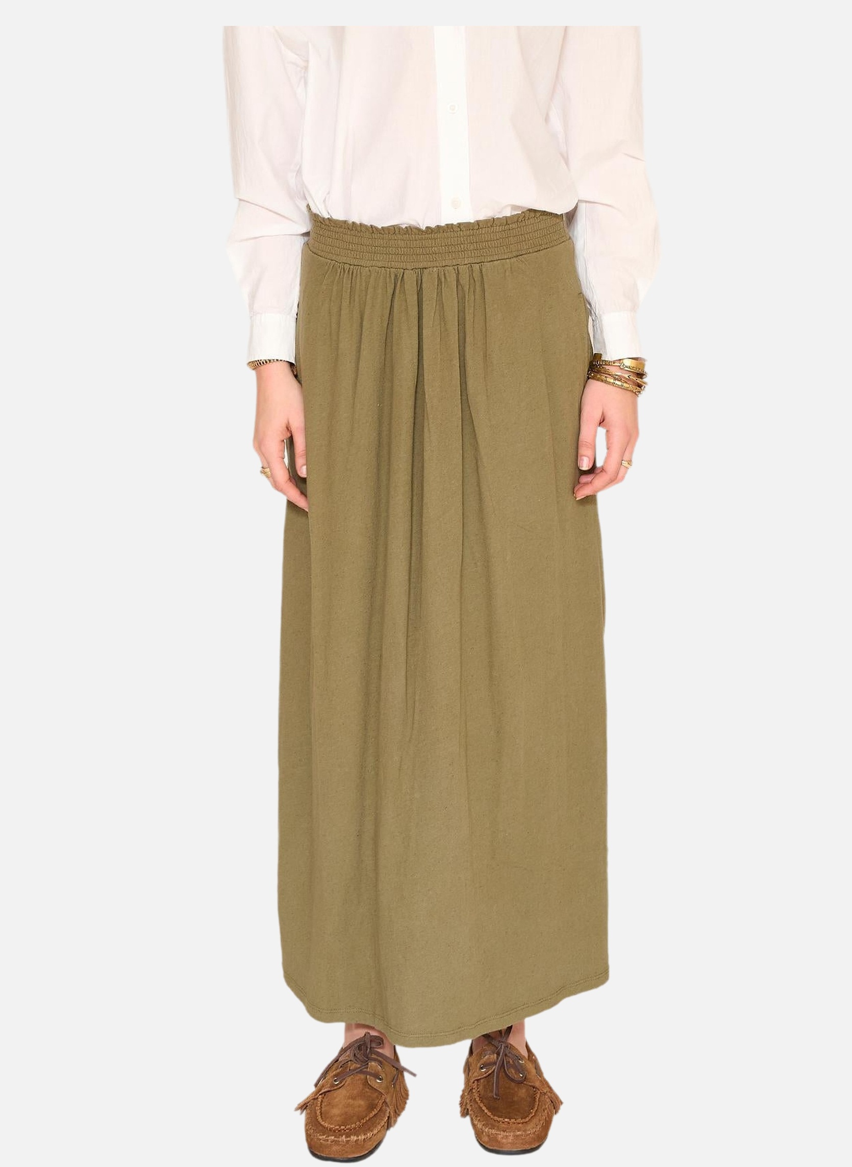 MKT Studio Jupes mi-longues Jupe Jamaica Nuts femme vert | Sarenza France