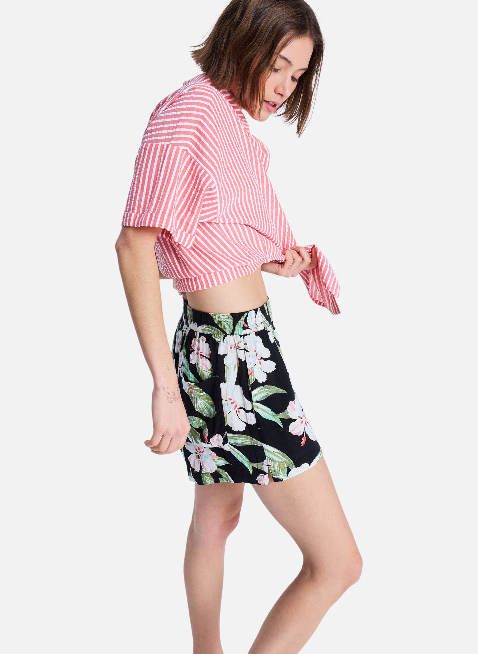 Roxy Shorts Lekeitio Bay Printed femme noir | Sarenza France