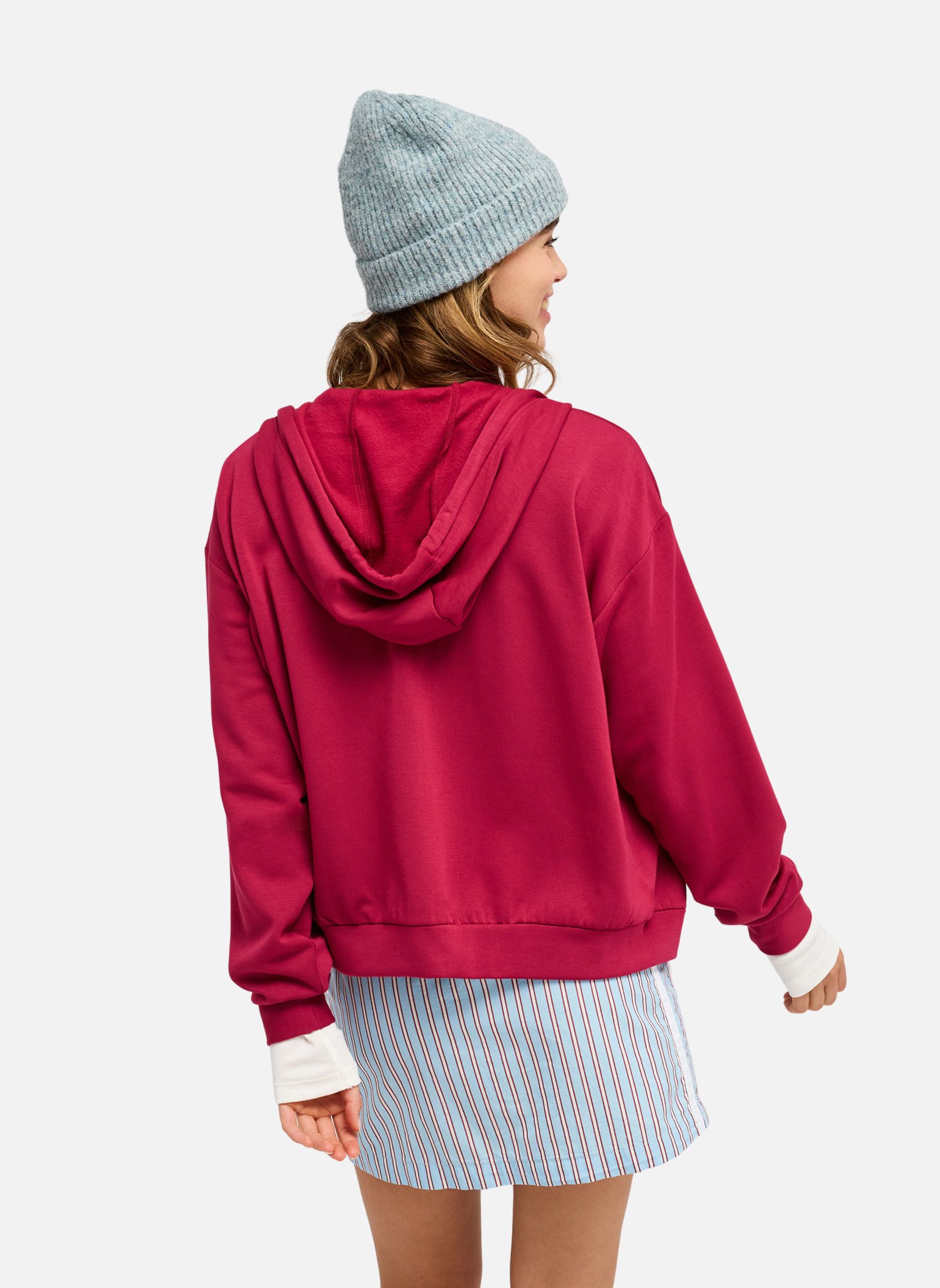 Roxy Sweats à capuche Surfing By Daylight femme rouge | Sarenza France