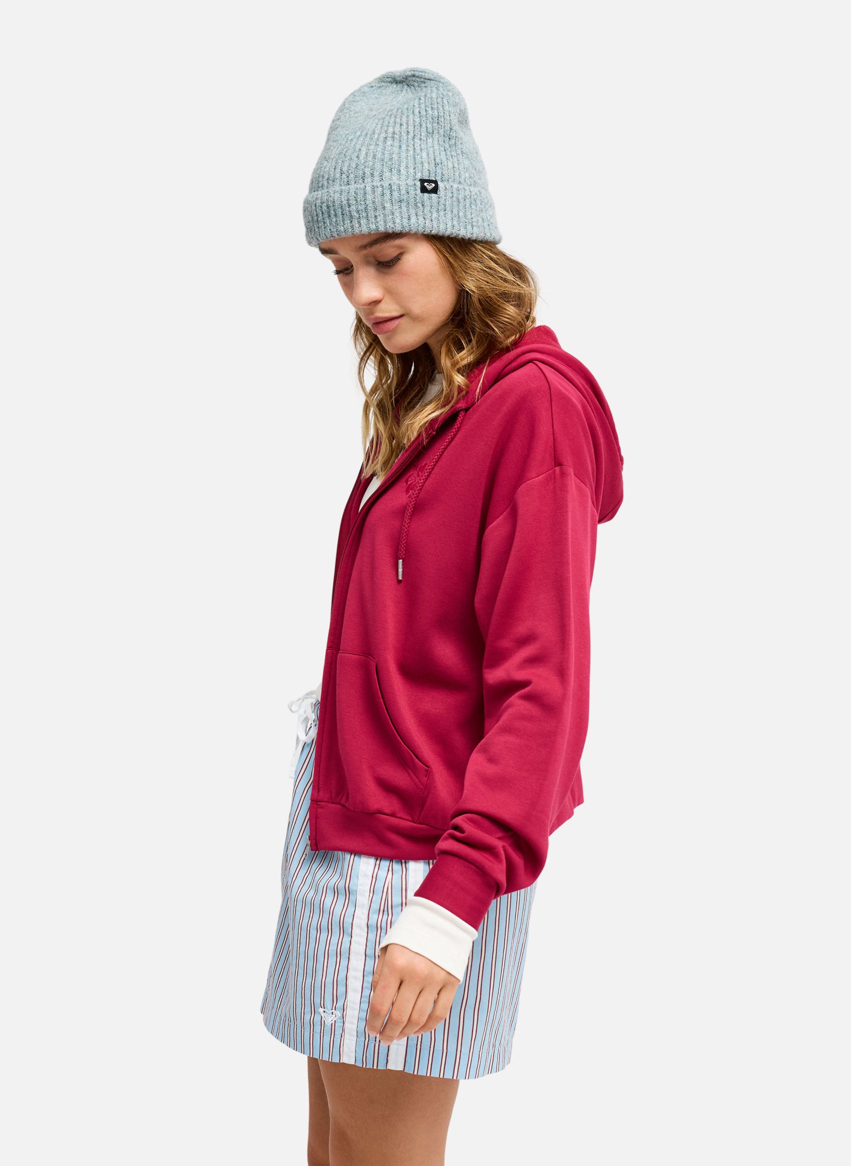 Roxy Sweats à capuche Surfing By Daylight femme rouge | Sarenza France