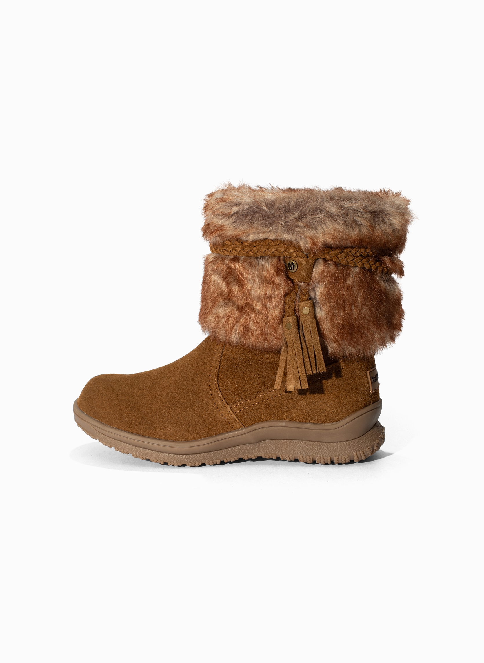 Minnetonka Bottes EVERETT femme marron | Sarenza France