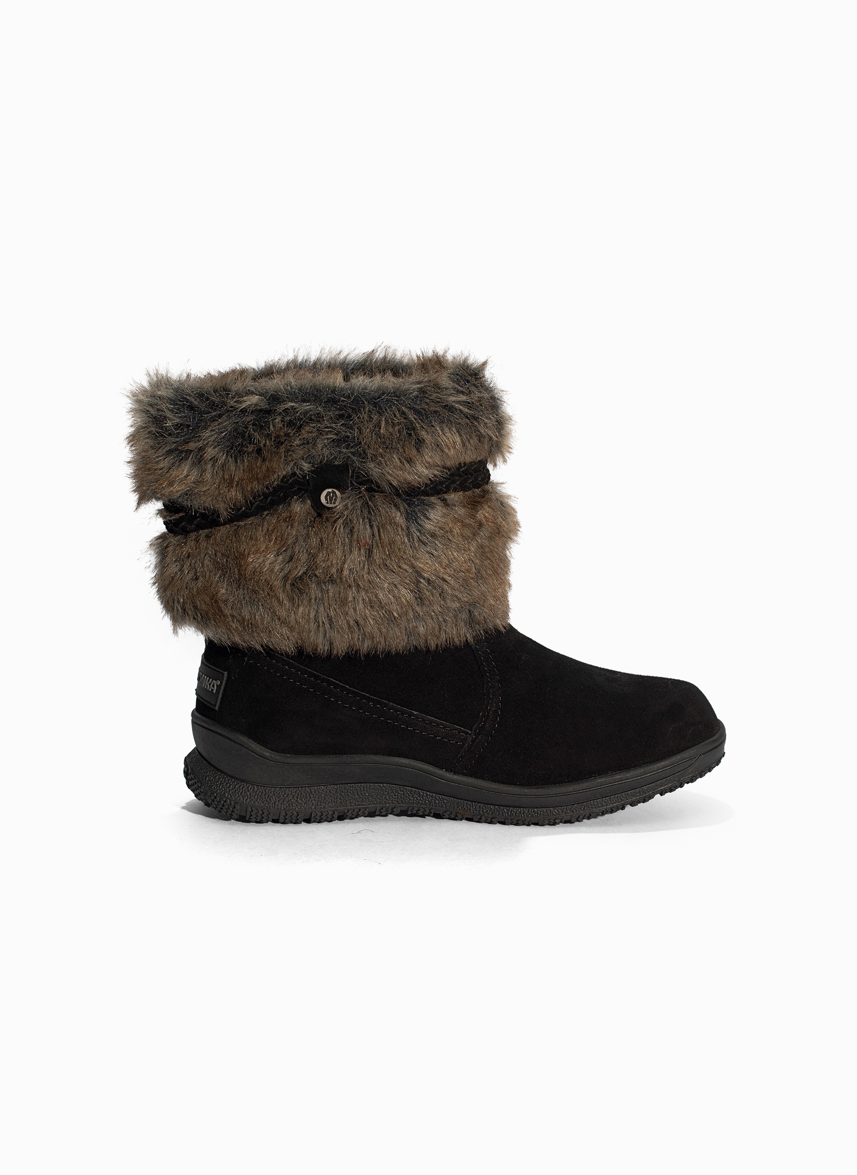 Minnetonka Bottes EVERETT femme noir | Sarenza France