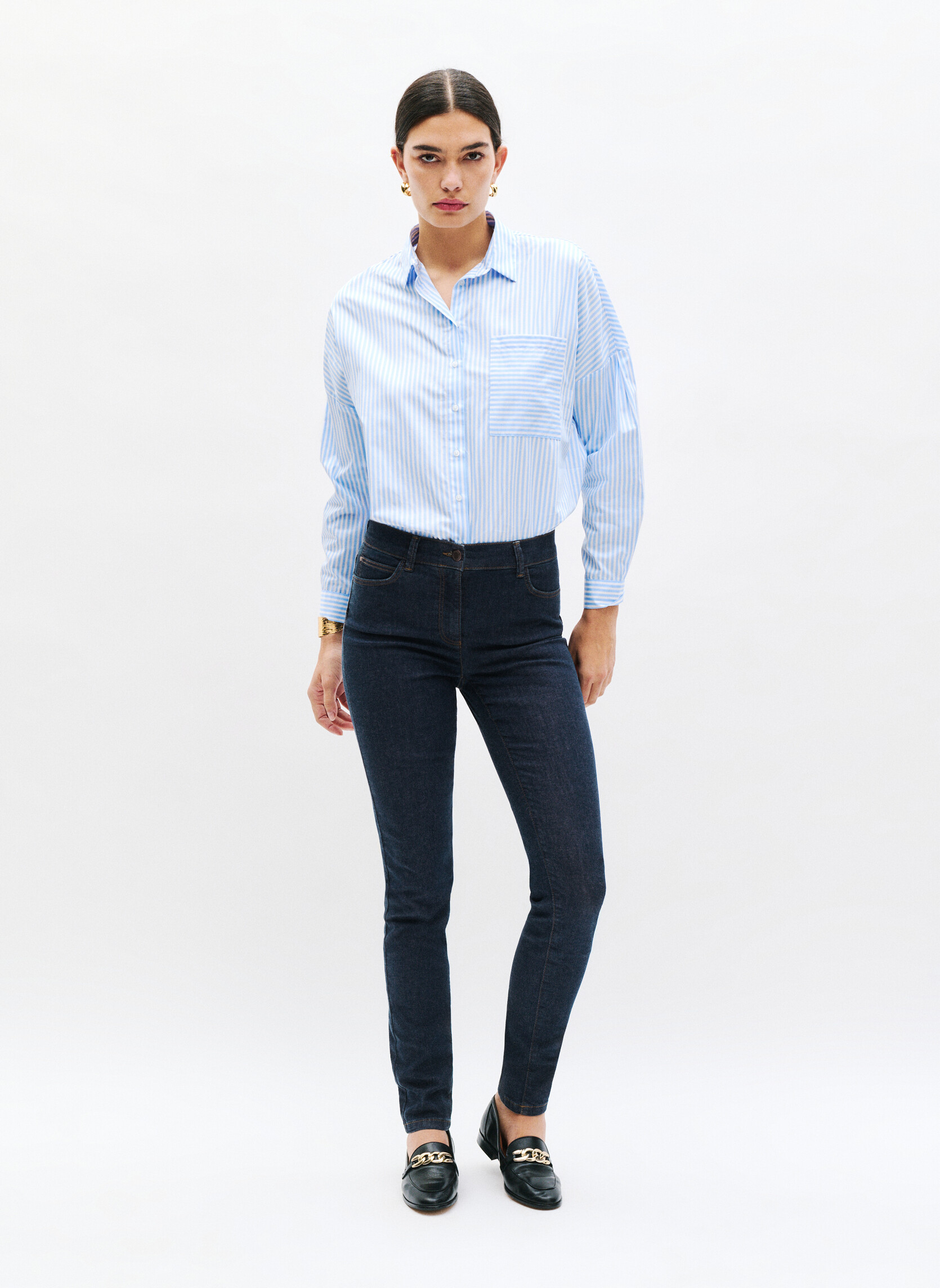 Caroll Jeans droit PK006-TOMB femme bleu | Sarenza France
