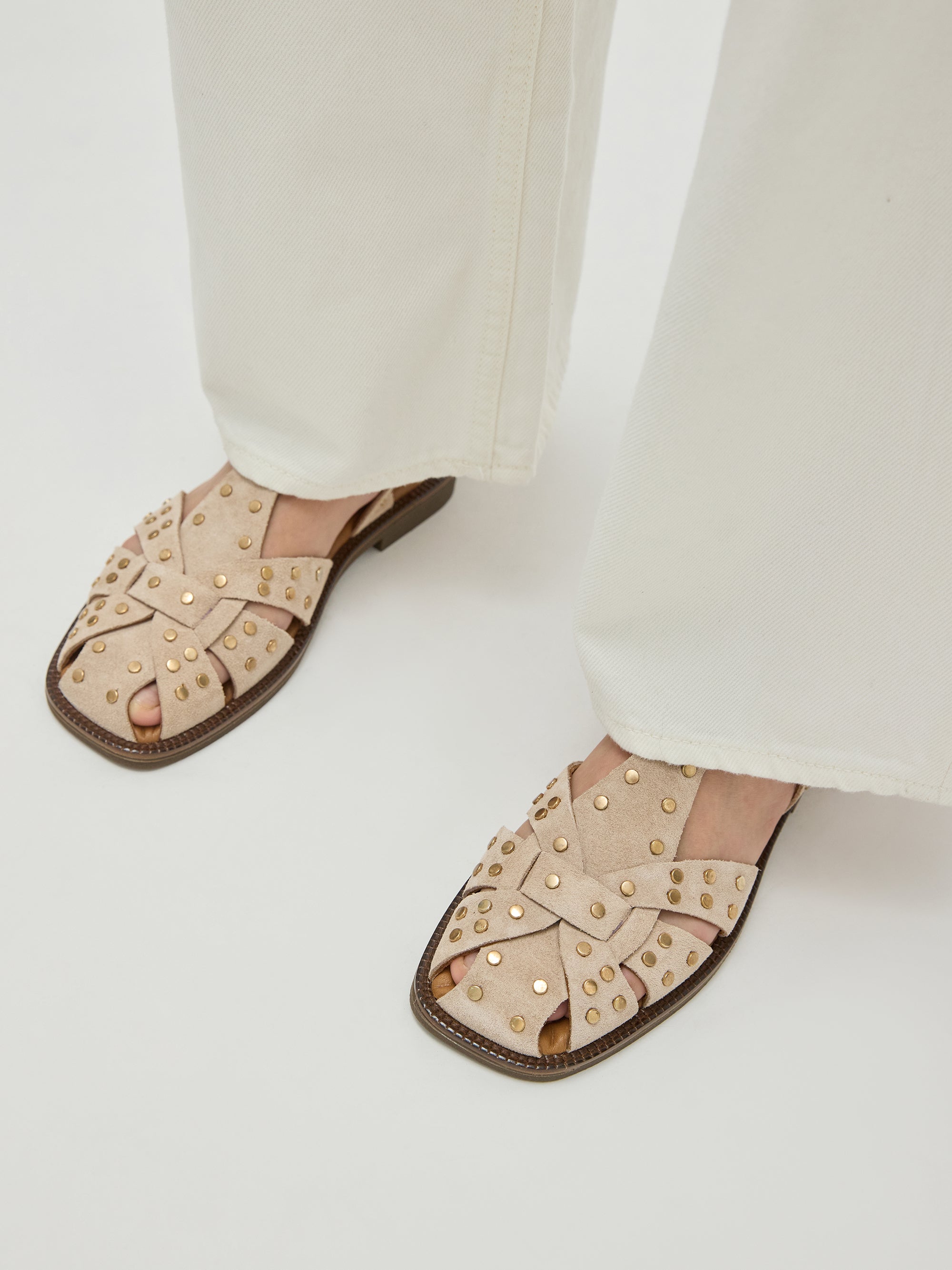 Vanessa Wu Sandales beige | Sarenza France