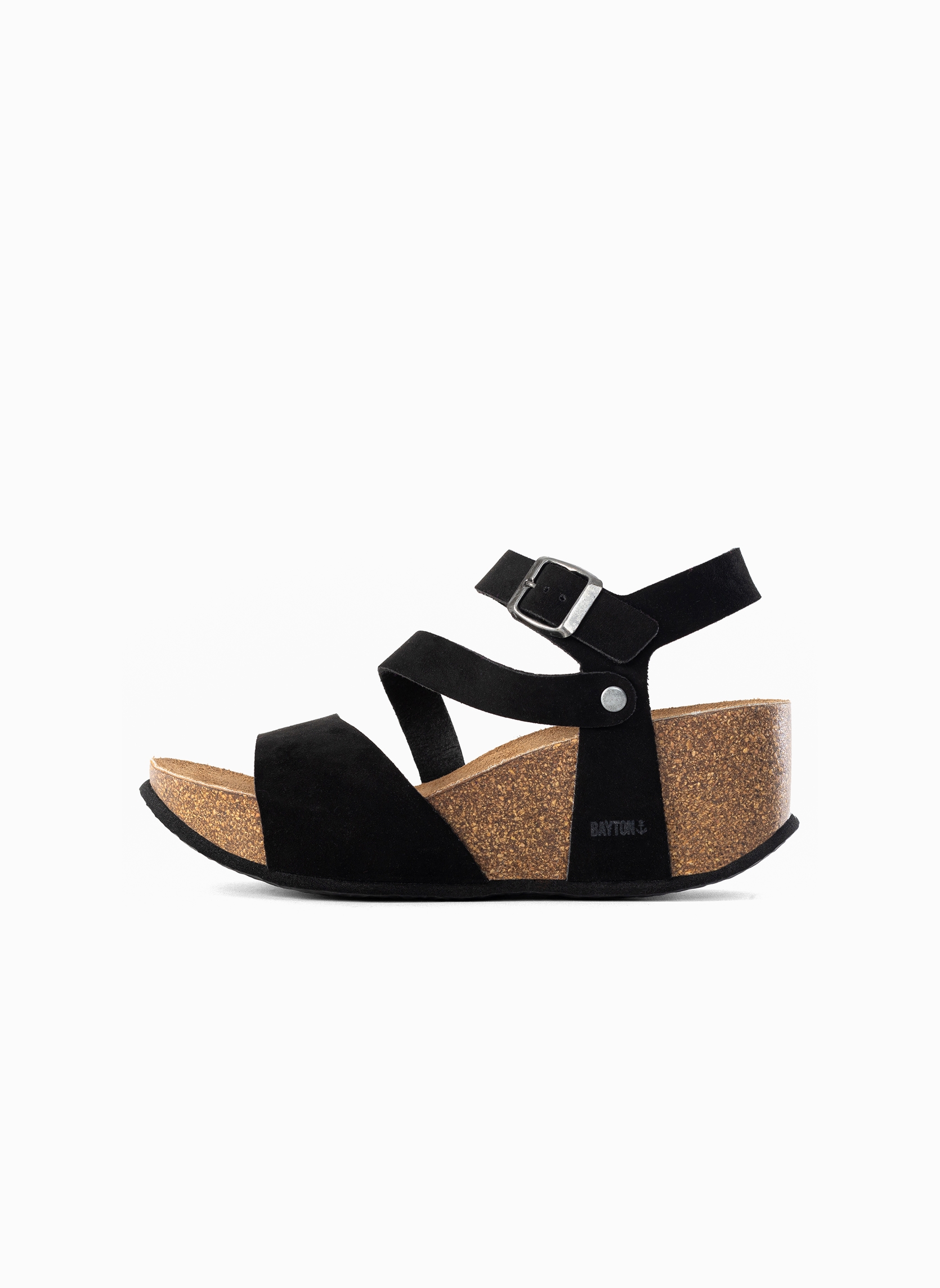 Bayton Sandales MELILLA femme noir | Sarenza France