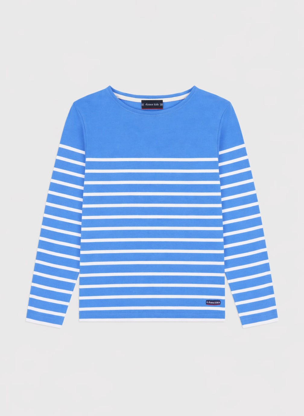 Armor Lux Tee-shirts Marinière K0276 lapis/blanc fille bleu | Sarenza ...