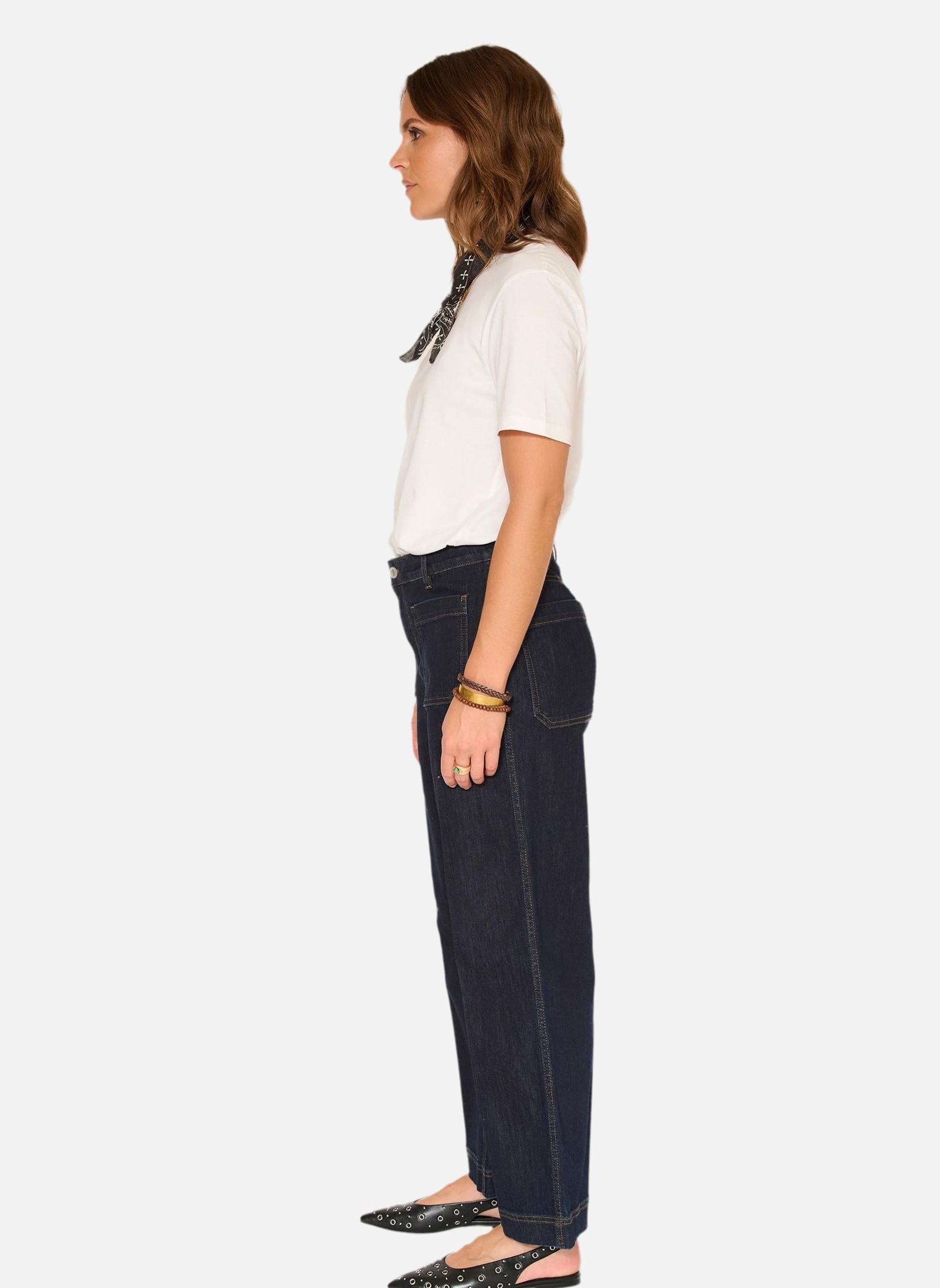 MKT Studio Jeans droit Jean The Frida Wilson Blue Sydney Wash femme ...