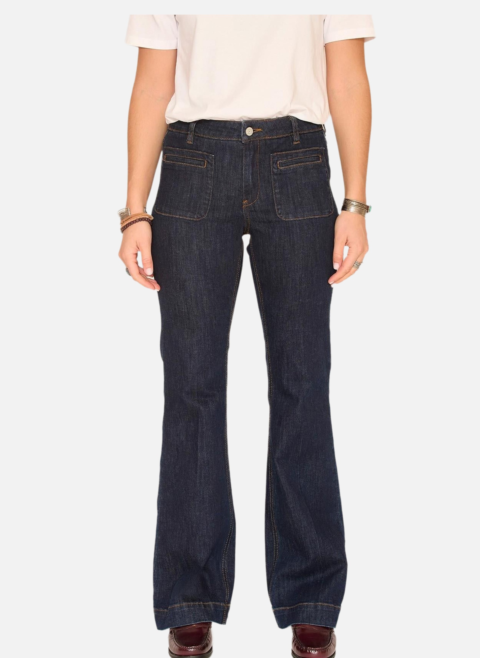 MKT Studio Jeans droit Jean The Diana Wilson Blue Sydney Wash femme ...