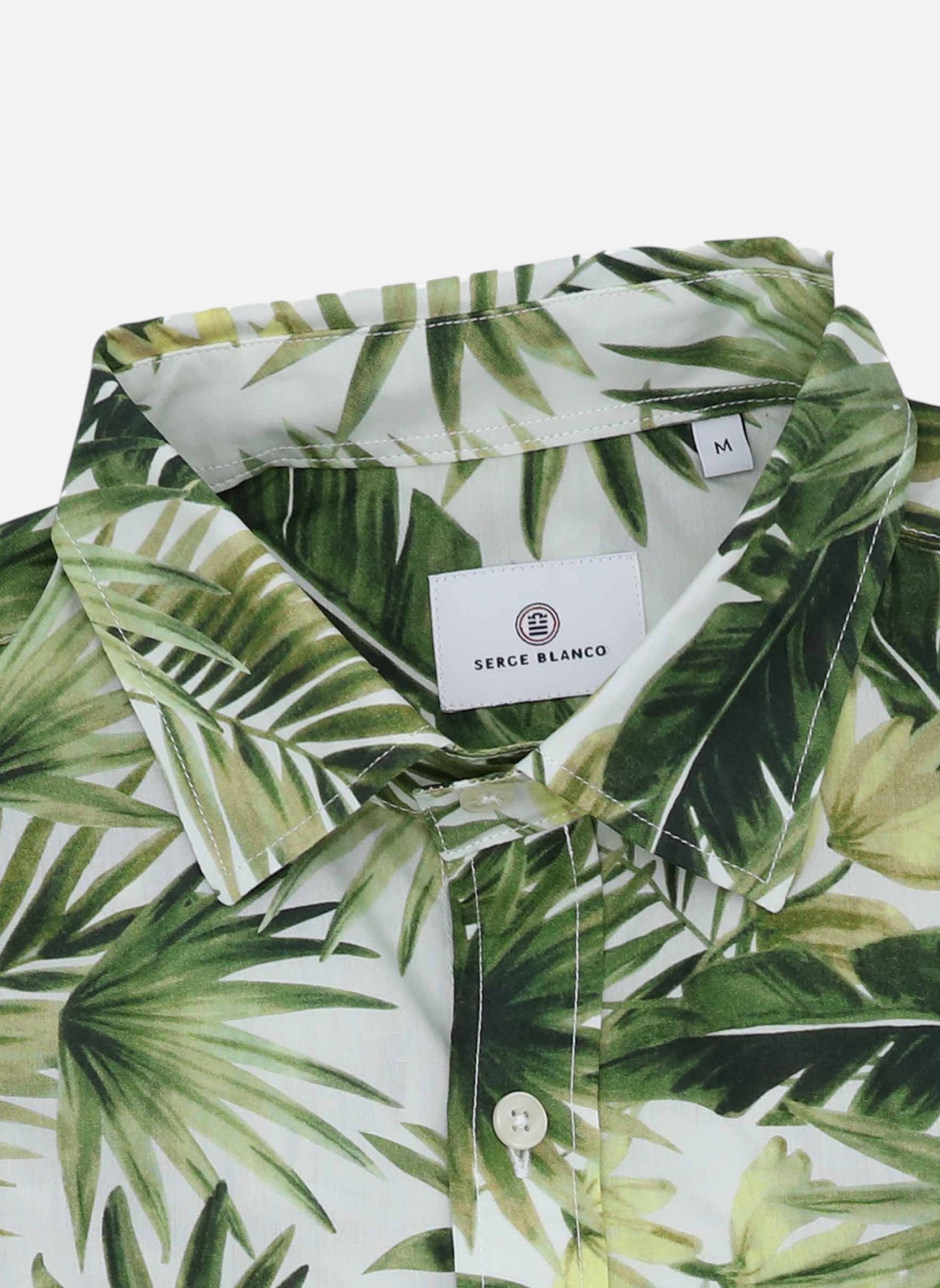 Serge Blanco Chemises Chemise ML homme vert | Sarenza France