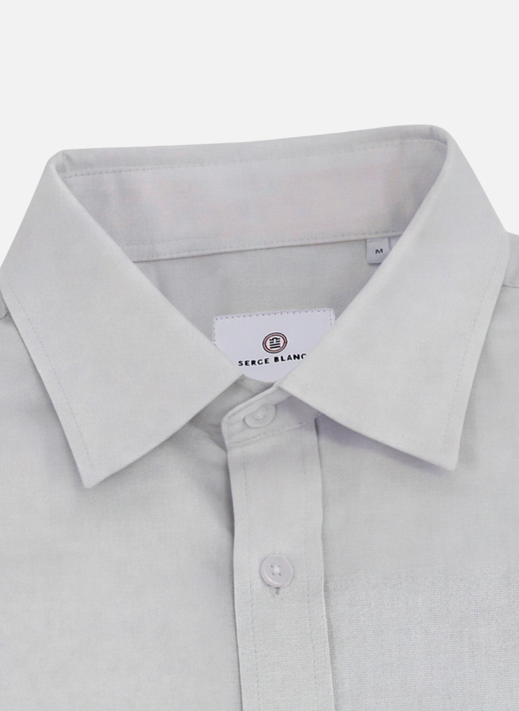 Serge Blanco Chemises Chemise ML homme gris | Sarenza France