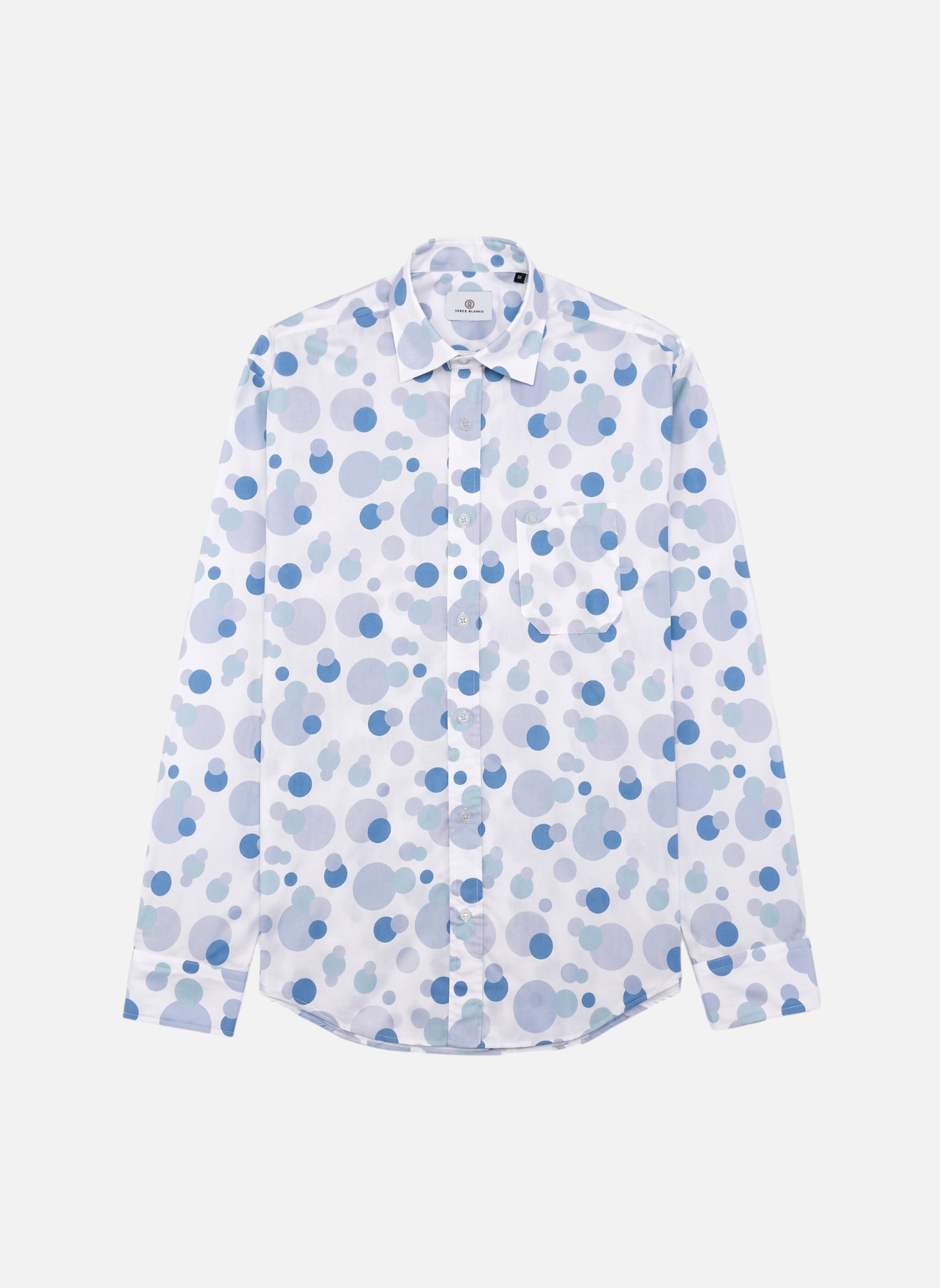 Serge Blanco Chemises Chemise ML homme bleu | Sarenza France
