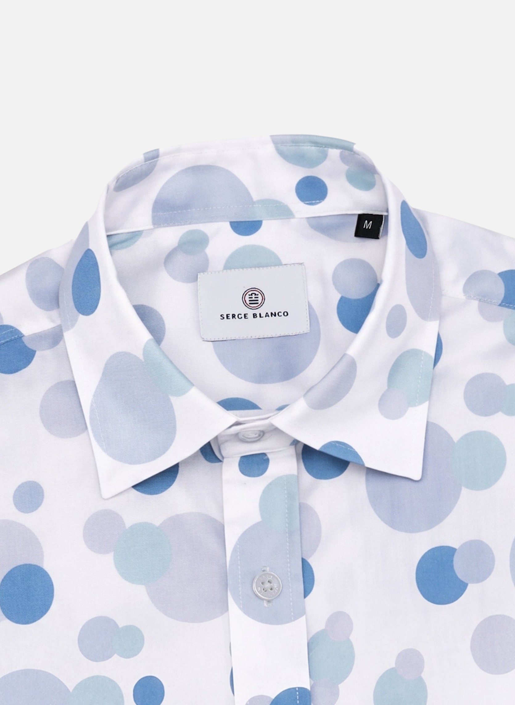 Serge Blanco Chemises Chemise ML homme bleu | Sarenza France