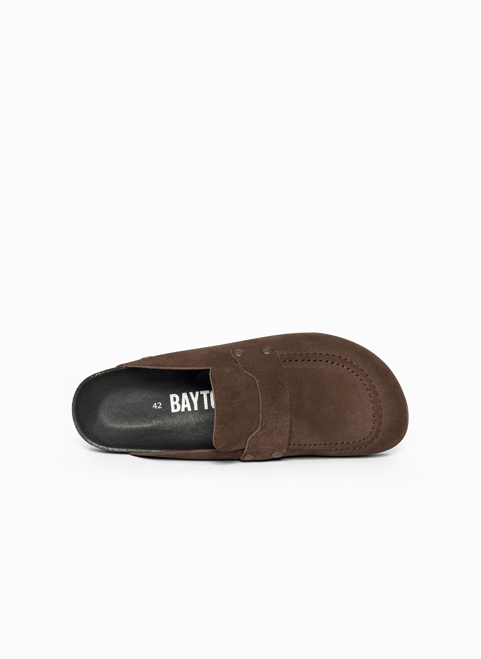 Bayton Mules MILKY homme marron | Sarenza France