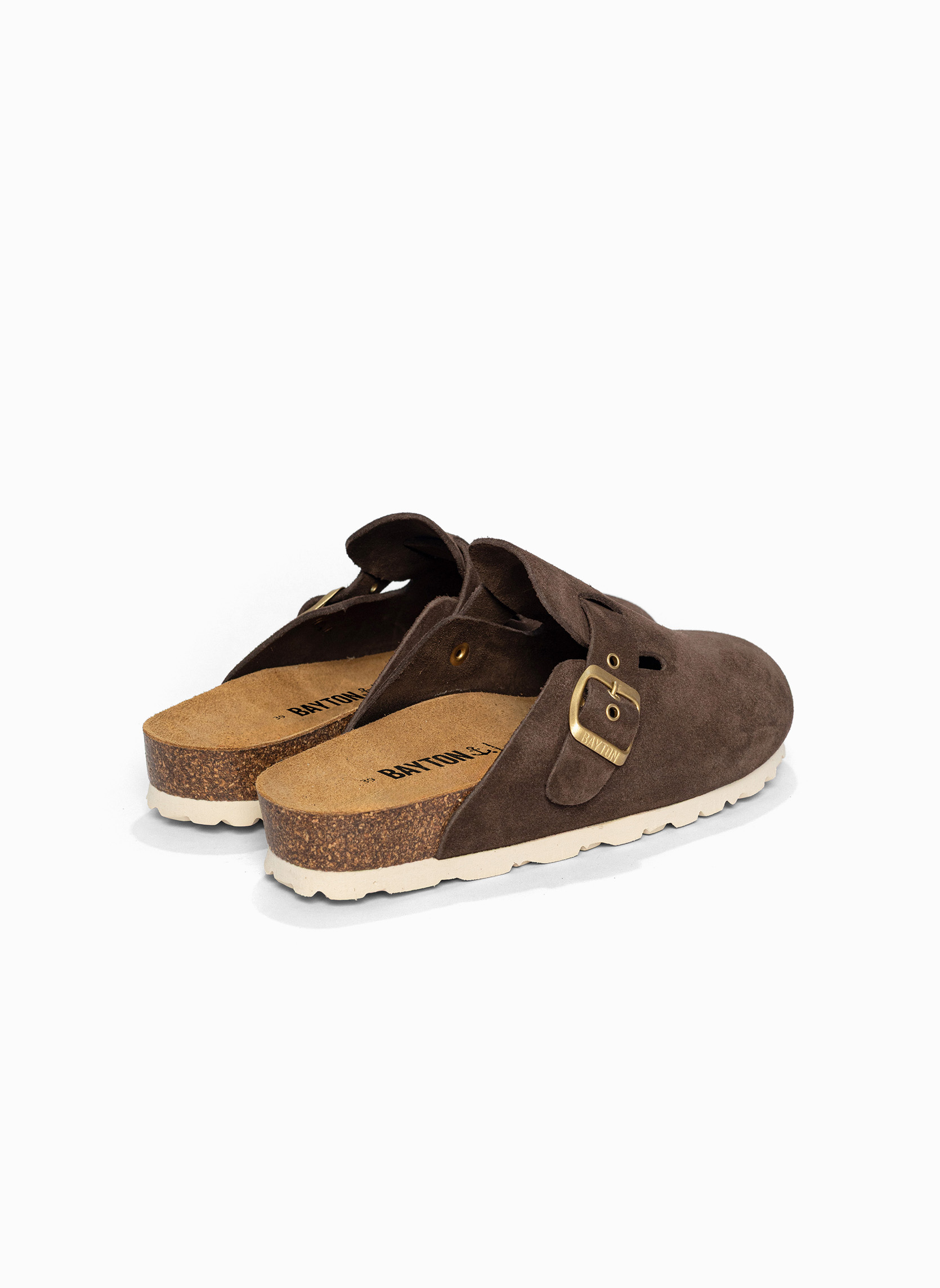 Bayton Mules MILKY femme marron | Sarenza France