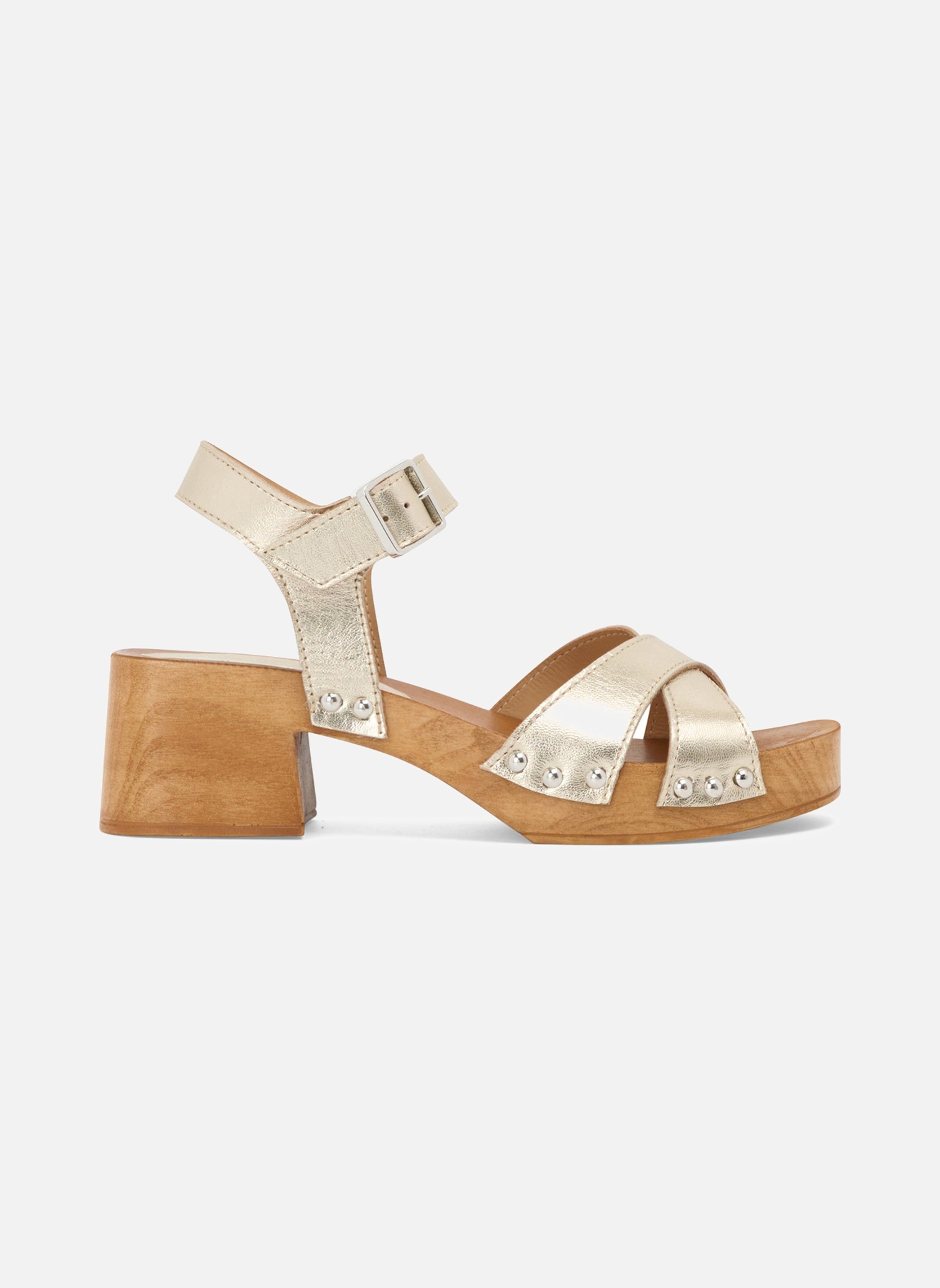 Mellow Yellow Sandales NAIS femme or et bronze | Sarenza France