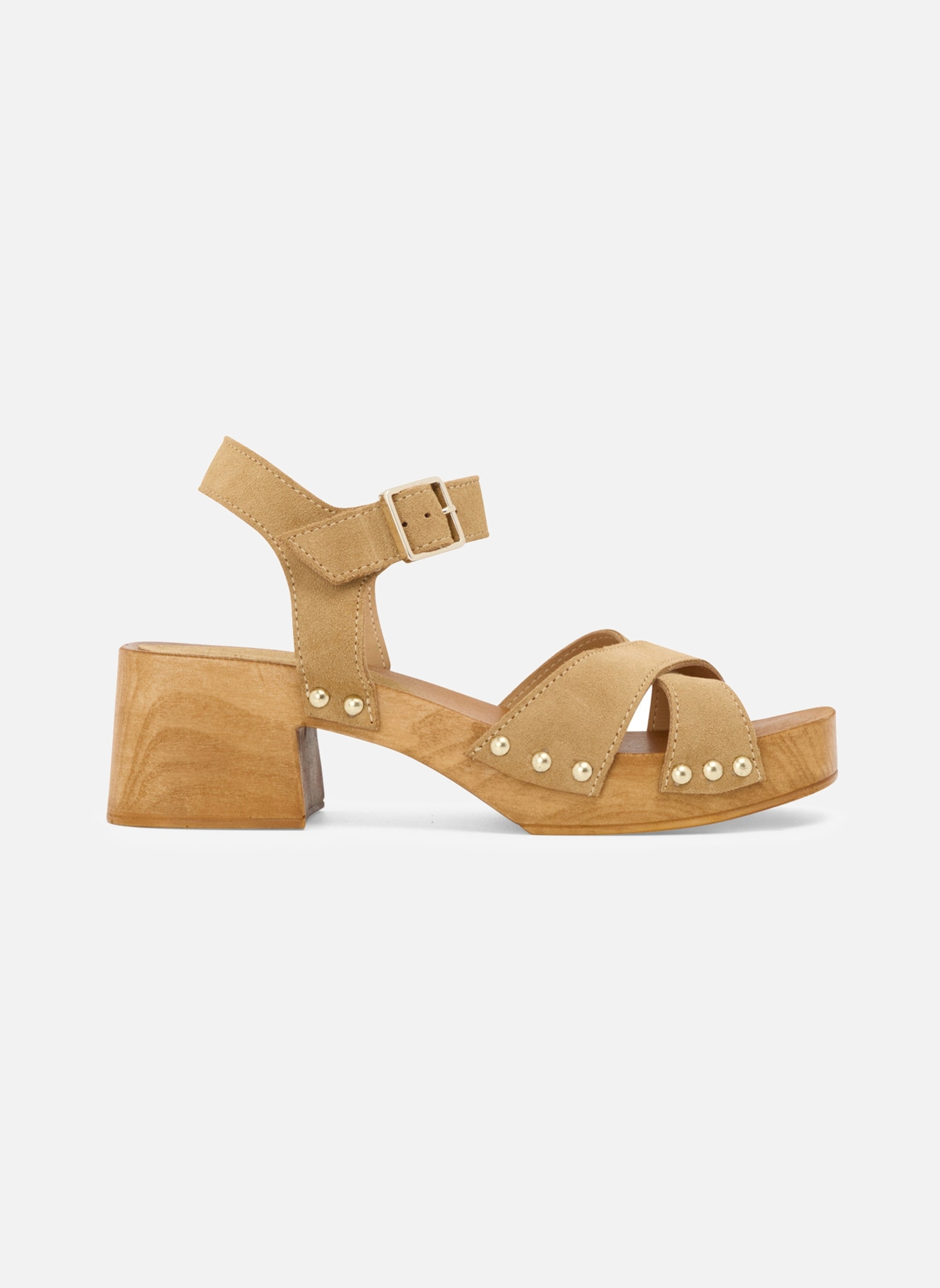 Mellow Yellow Sandales NAIS femme beige | Sarenza France
