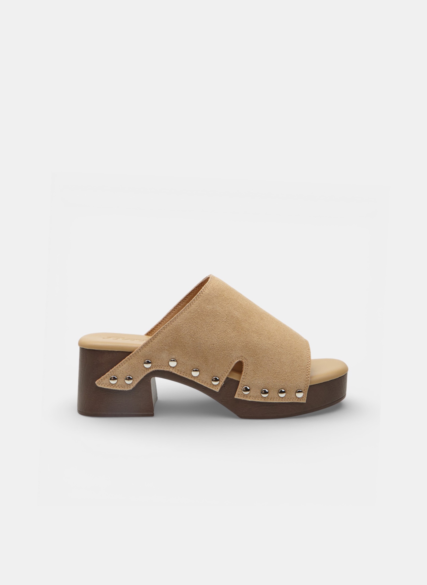 Bata Sandales Mules pour femmes avec talon et bride Bata - Bronzer ...