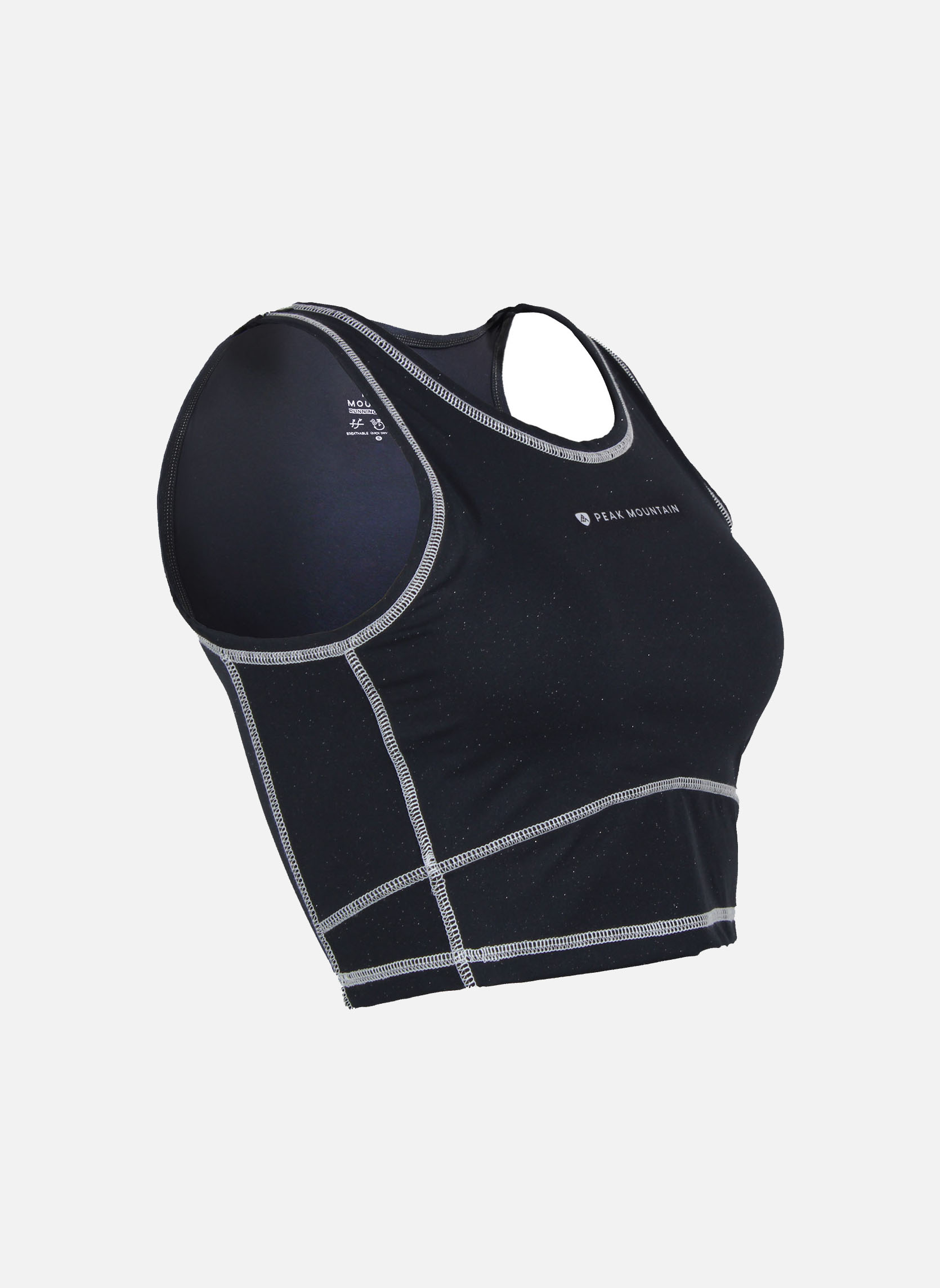 Peak Mountain Brassières Brassière de sport ALIGHT NOIR femme noir ...