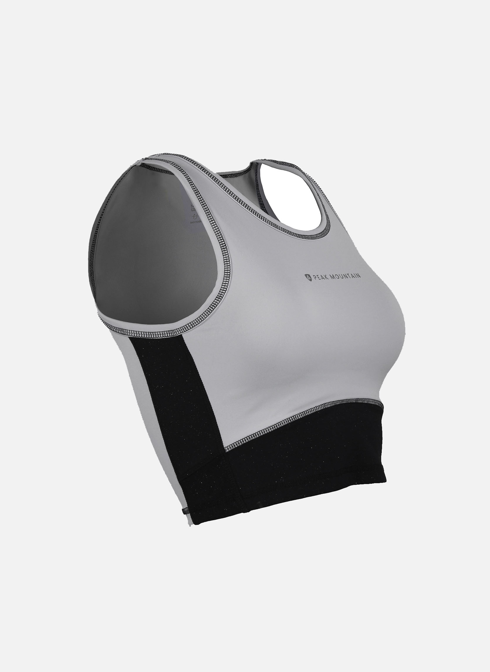 Peak Mountain Brassières Brassière de sport ALIGHT GRISLUNAIRE femme ...