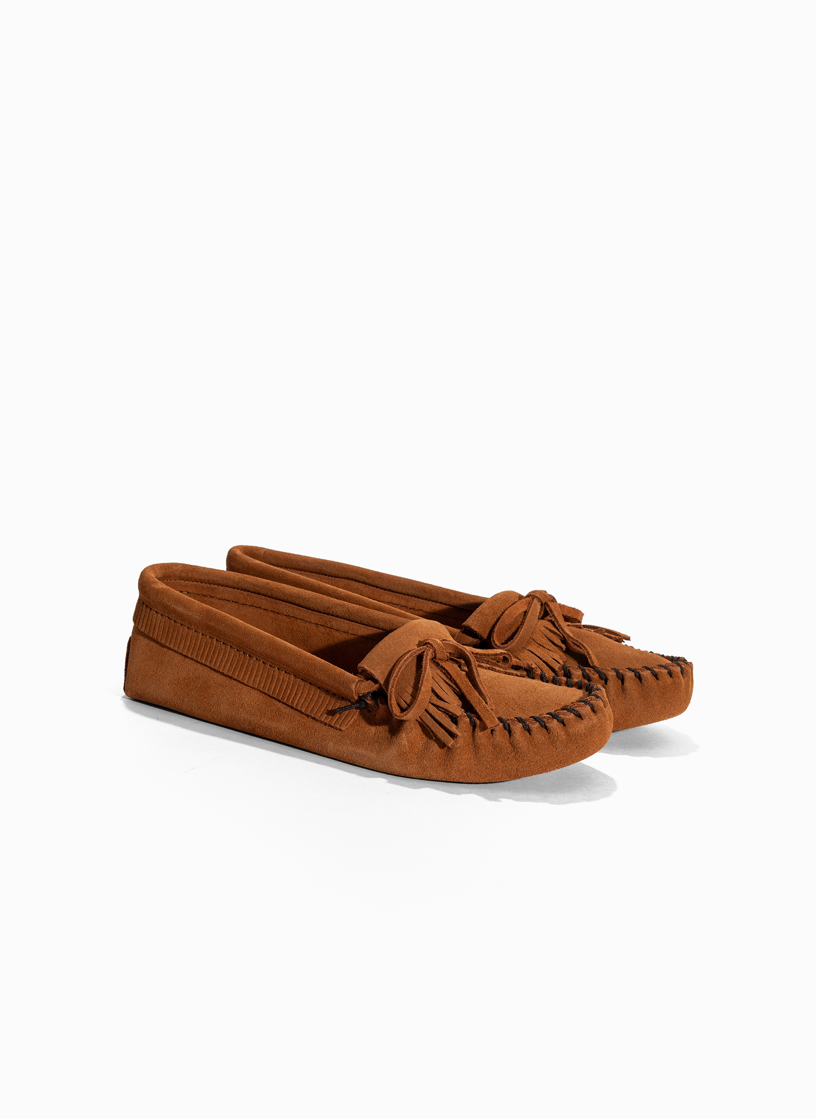 Minnetonka Mocassins Kilty Softsole femme marron | Sarenza France