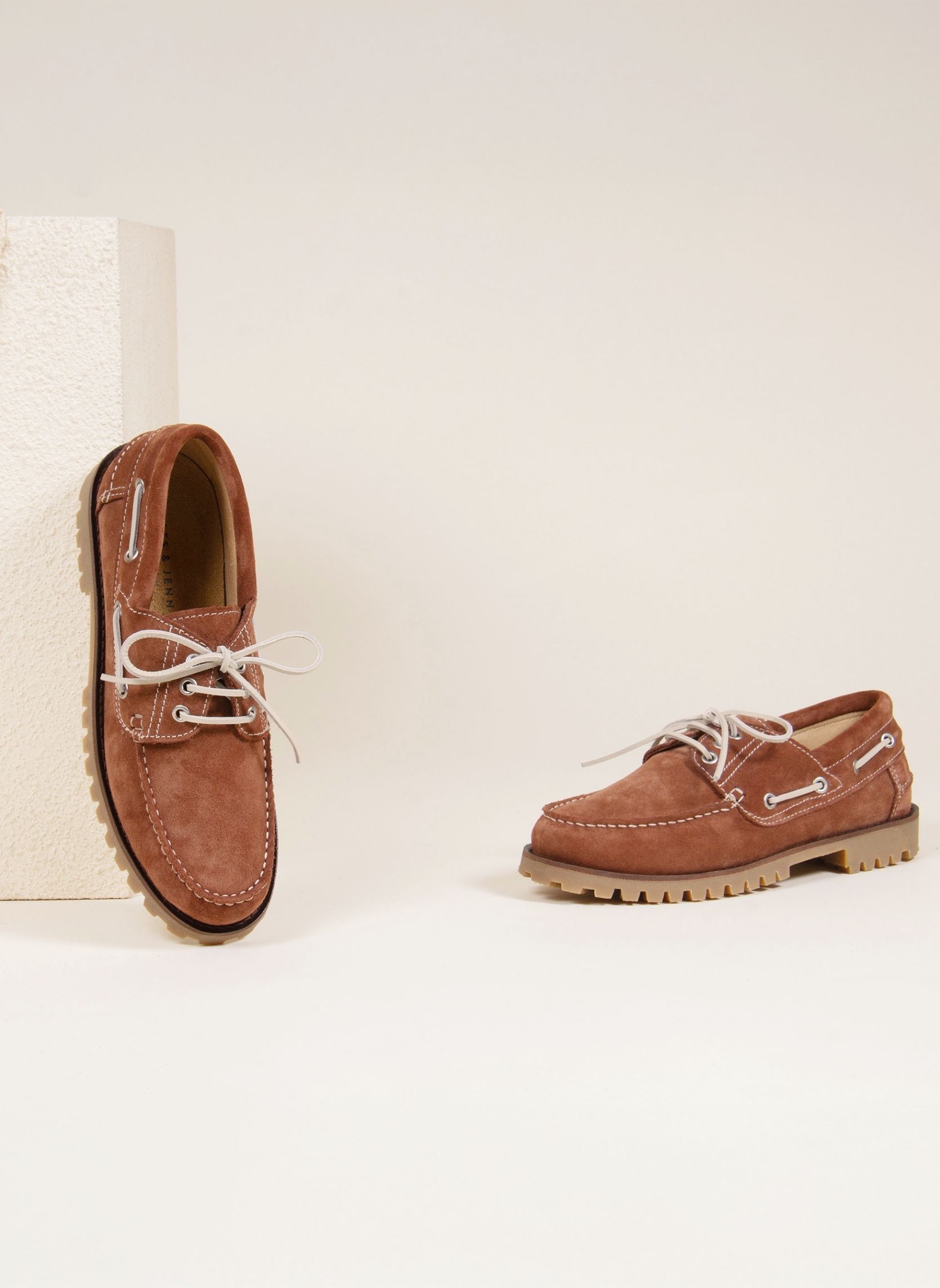 JULES & JENN Chaussures bateaux Chaussures bateau Milo homme marron ...
