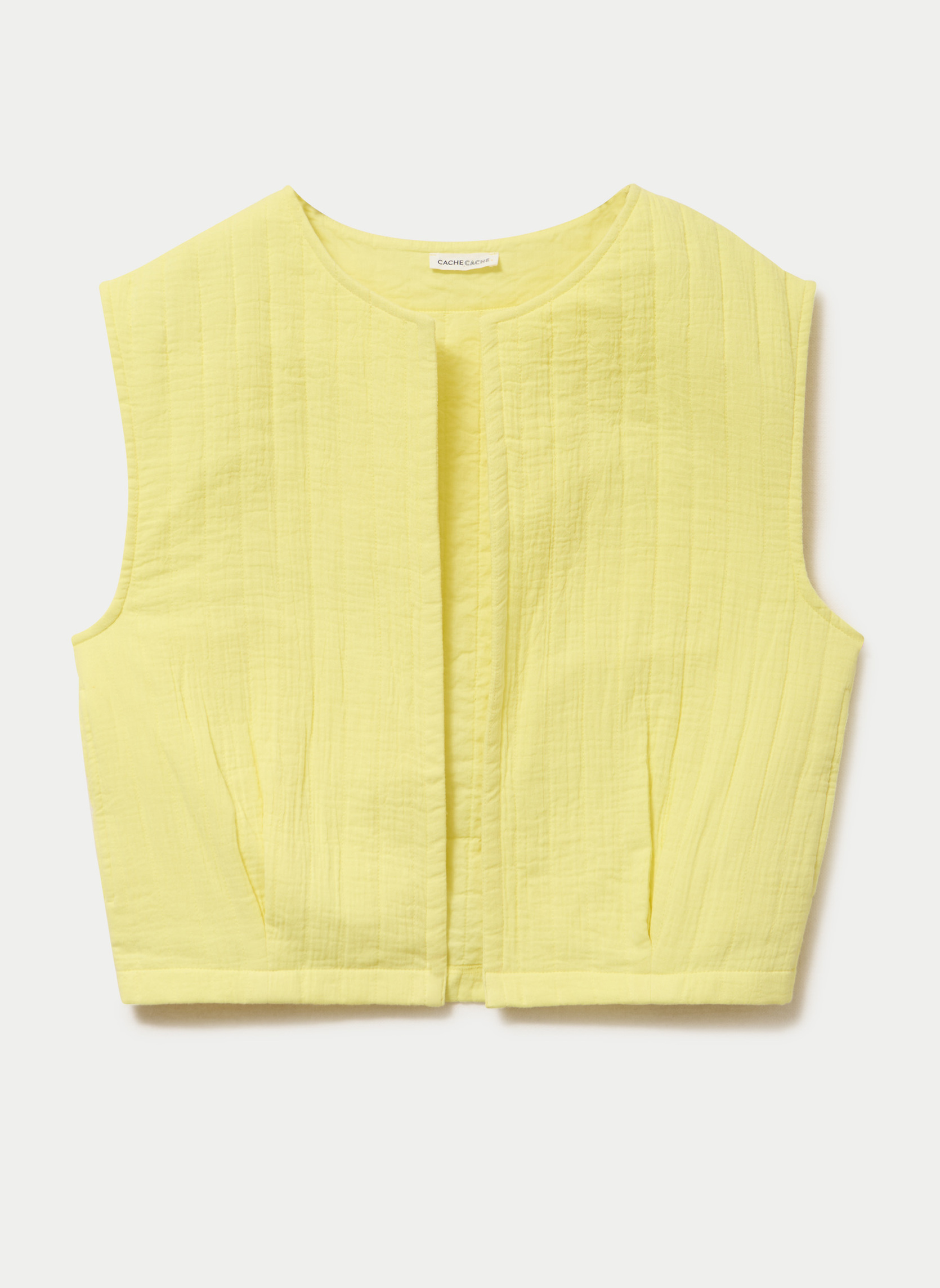 Cache Cache Gilets VGAZCOT femme jaune | Sarenza France