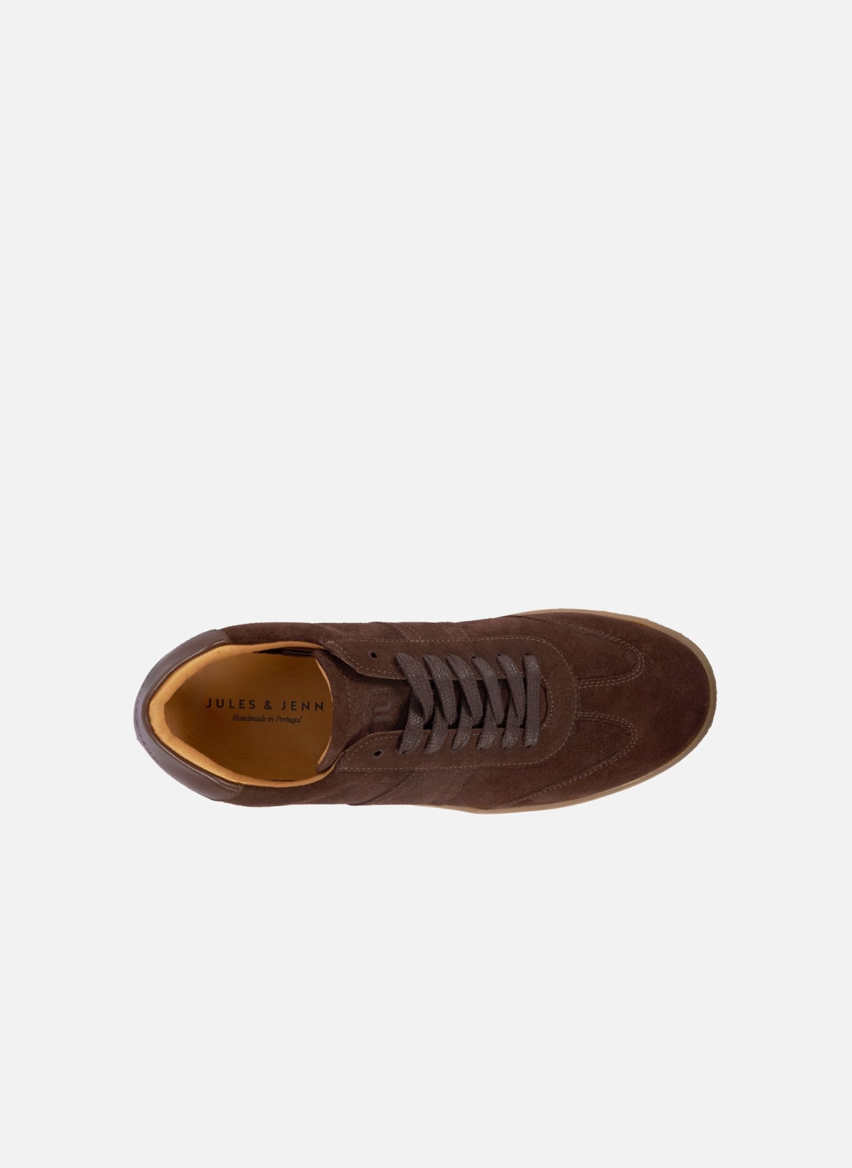JULES & JENN Baskets basses Tennis Basile homme marron | Sarenza France