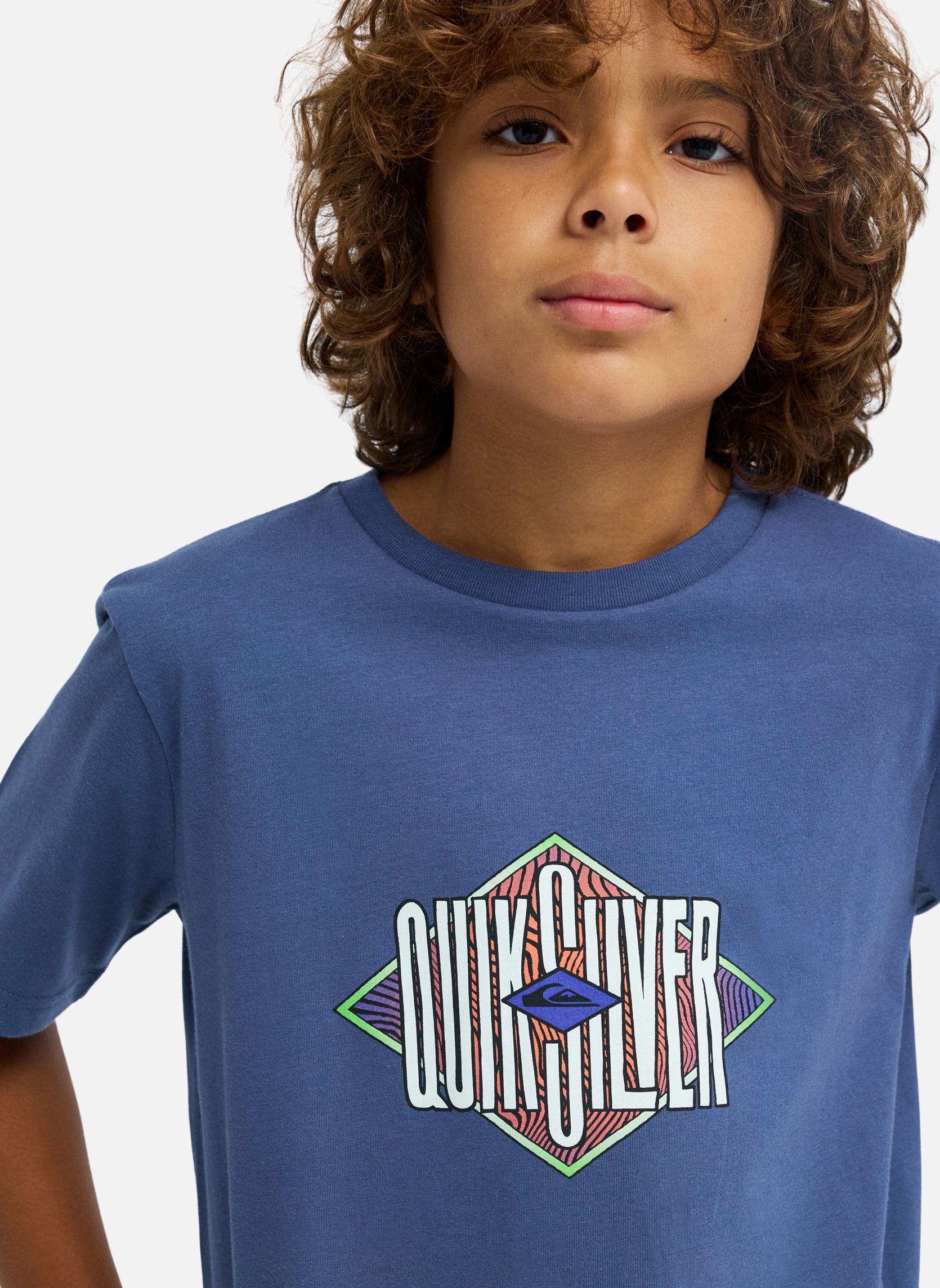 Quiksilver Tee-shirts Losange garçon bleu | Sarenza France