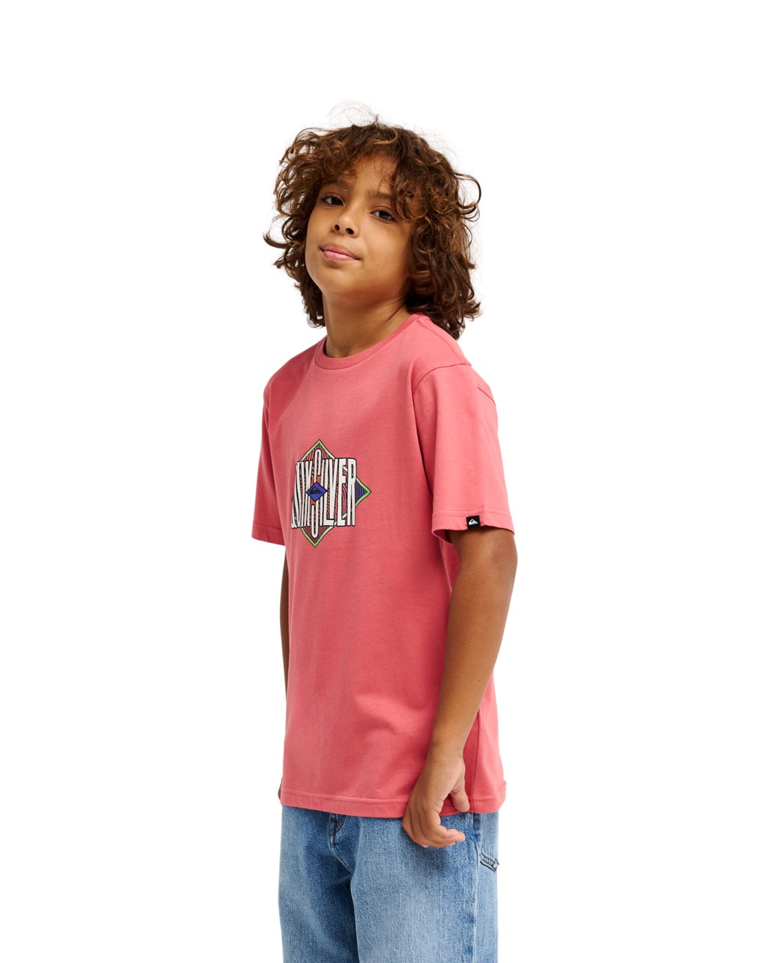 Quiksilver Tee-shirts Losange garçon rose | Sarenza France