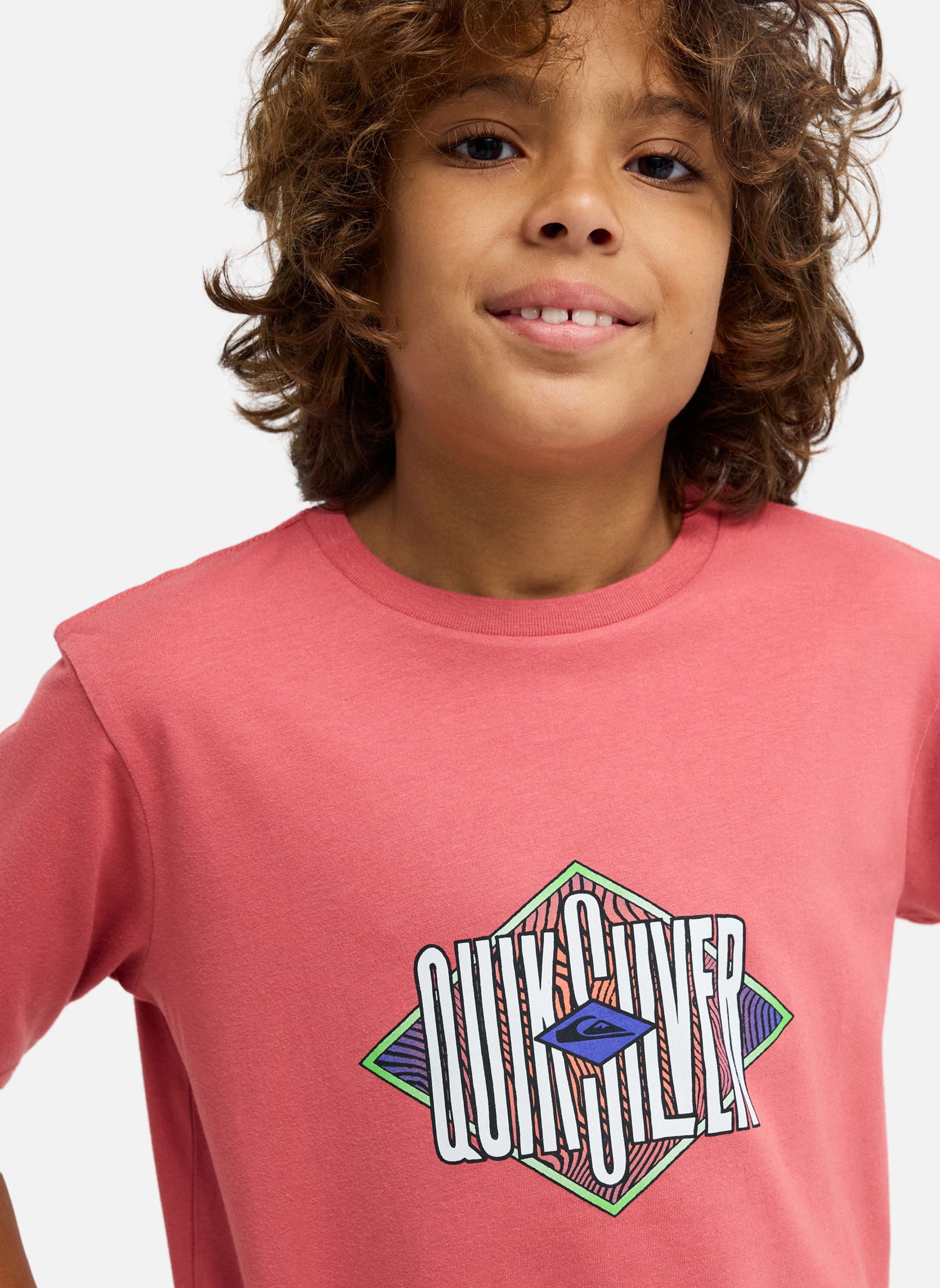 Quiksilver Tee-shirts Losange garçon rose | Sarenza France