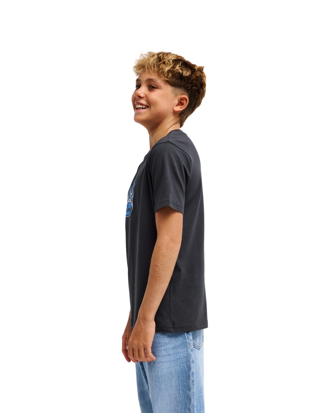 Quiksilver Tee-shirts Fishing garçon noir | Sarenza France