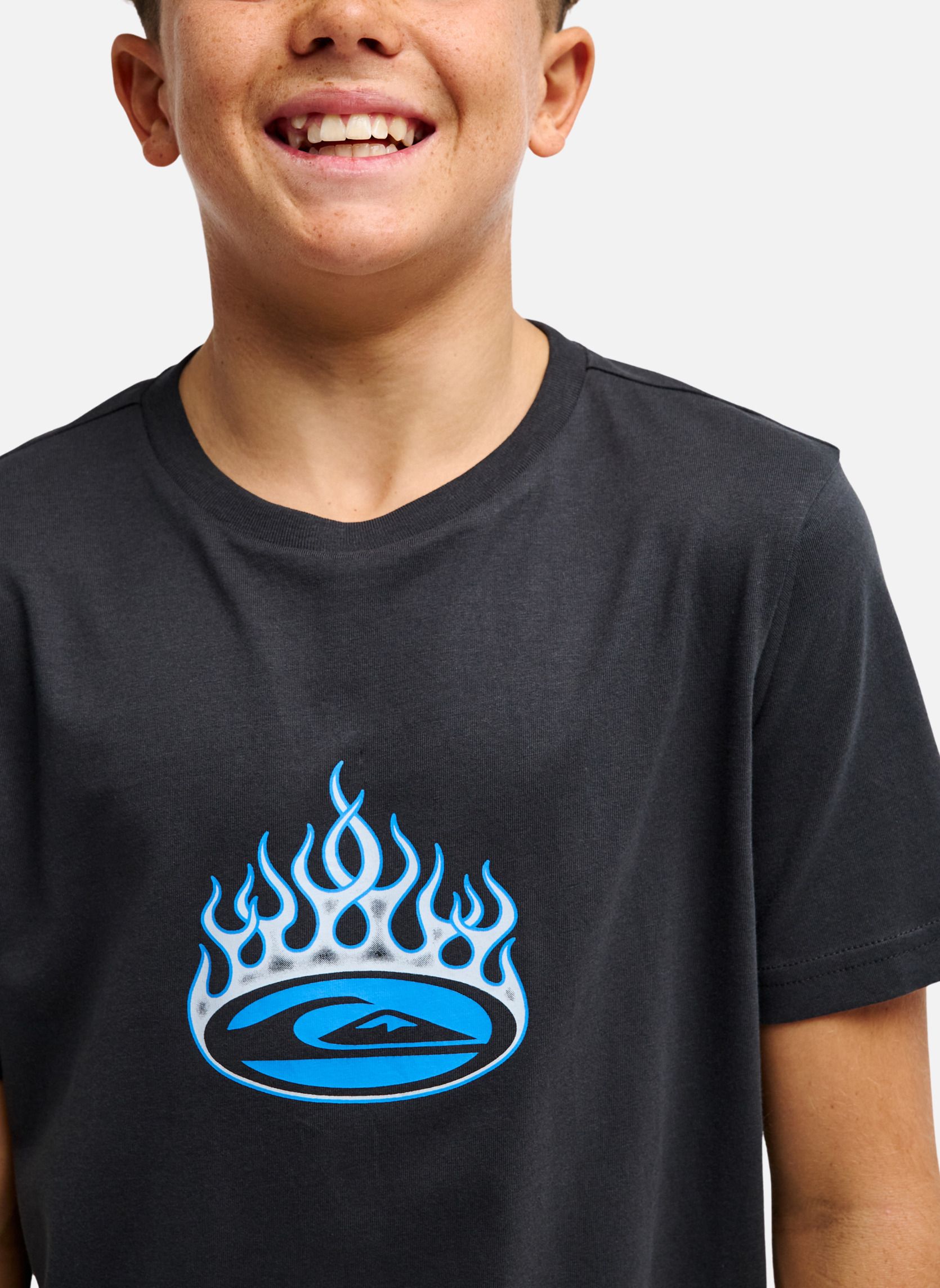 Quiksilver Tee-shirts Fishing garçon noir | Sarenza France