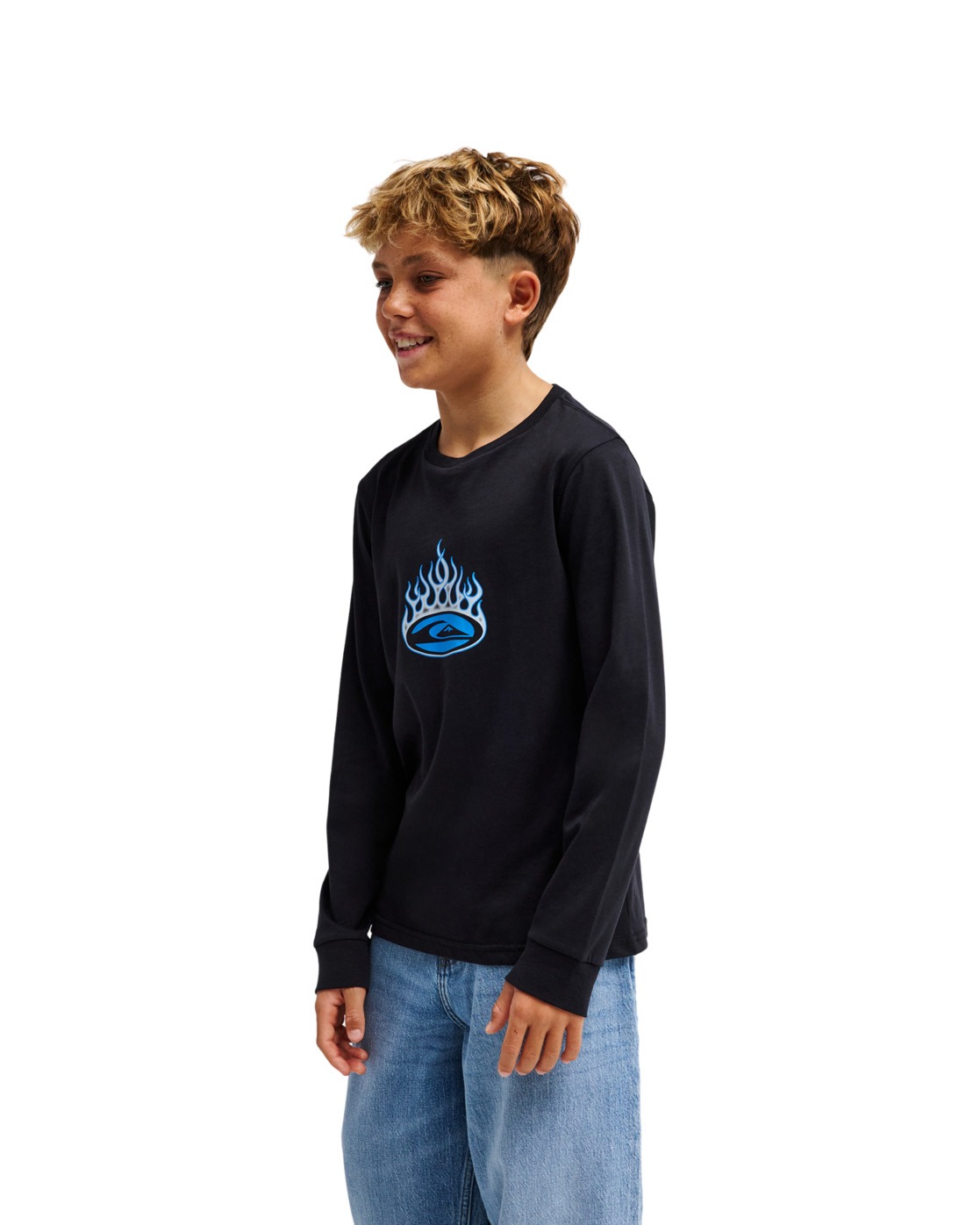 Quiksilver Tee-shirts Fishing garçon noir | Sarenza France