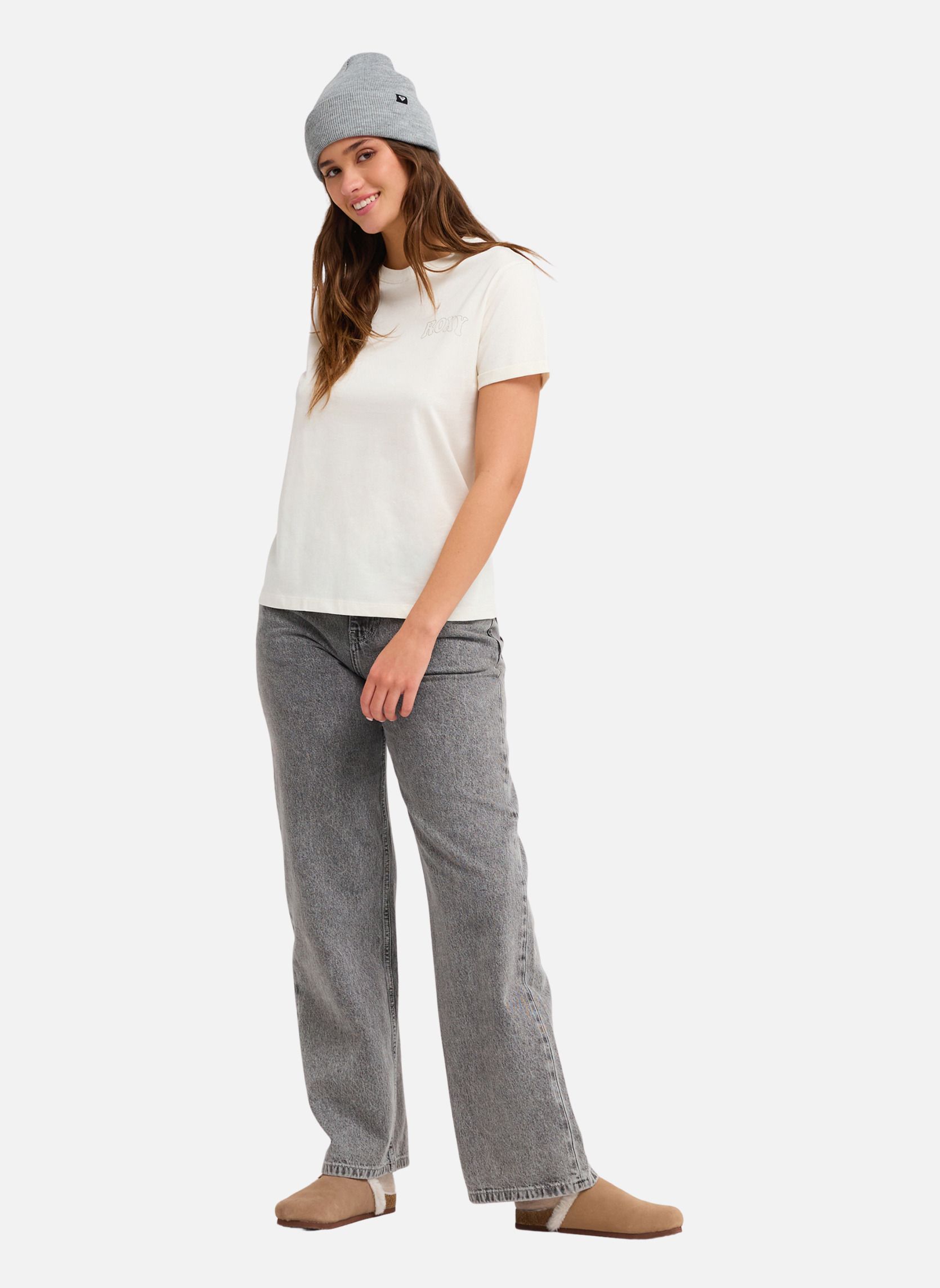 Roxy Tee-shirts Oceanregular femme blanc | Sarenza France