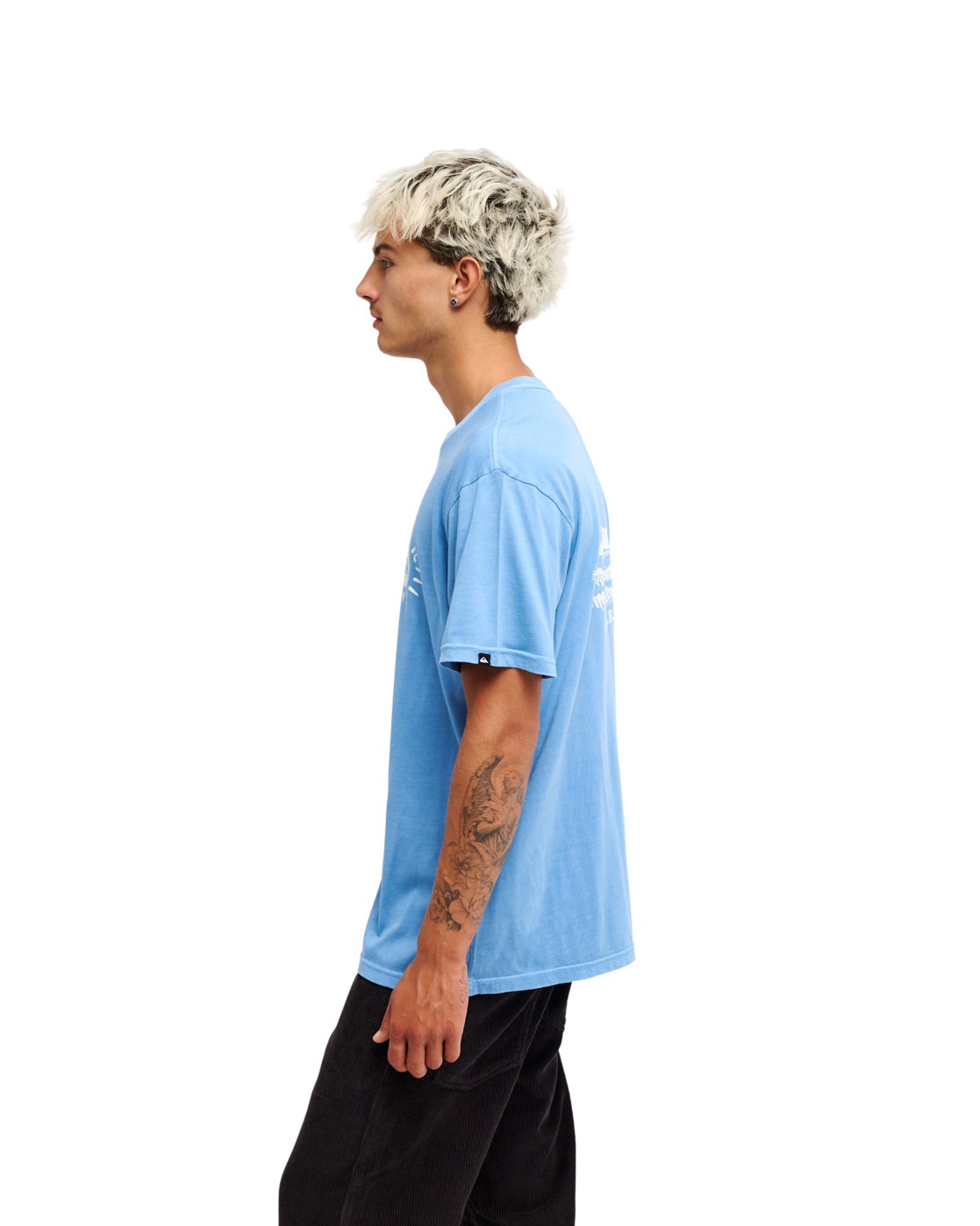 Quiksilver Tee-shirts Evo Neon Blue homme bleu | Sarenza France