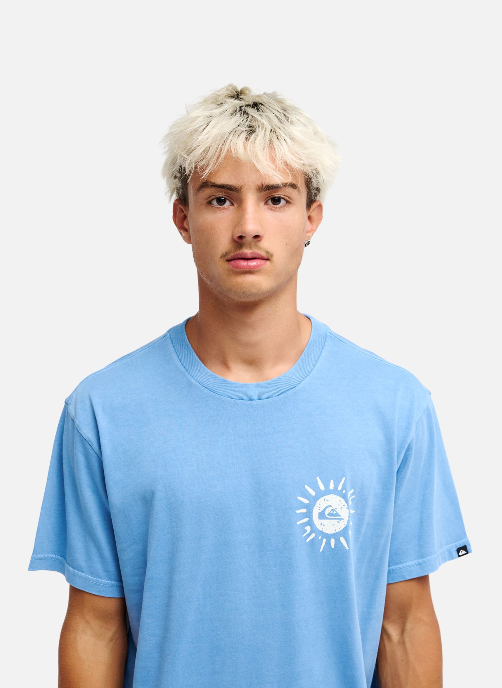 Quiksilver Tee-shirts Evo Neon Blue homme bleu | Sarenza France