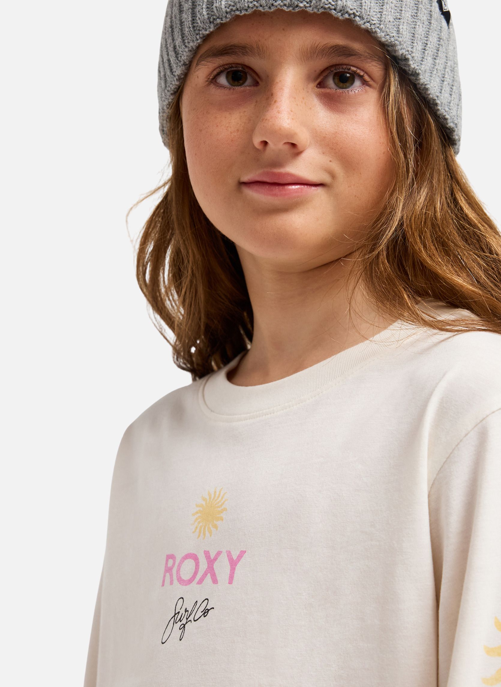 Roxy Tee-shirts Orchidregular fille blanc | Sarenza France