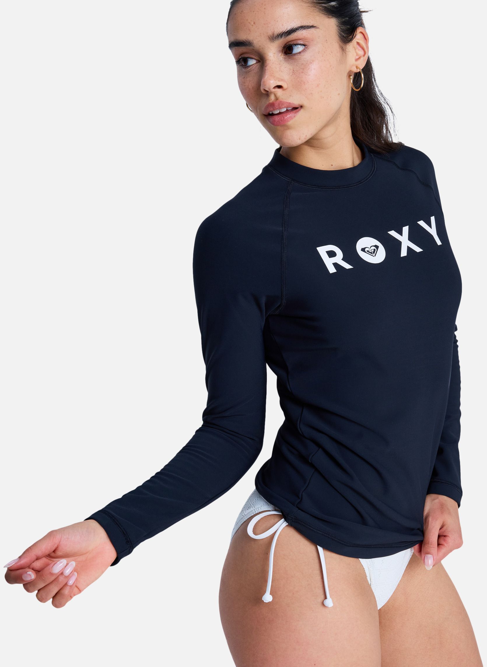 Roxy Tee-shirts Essentials Heater femme noir | Sarenza France