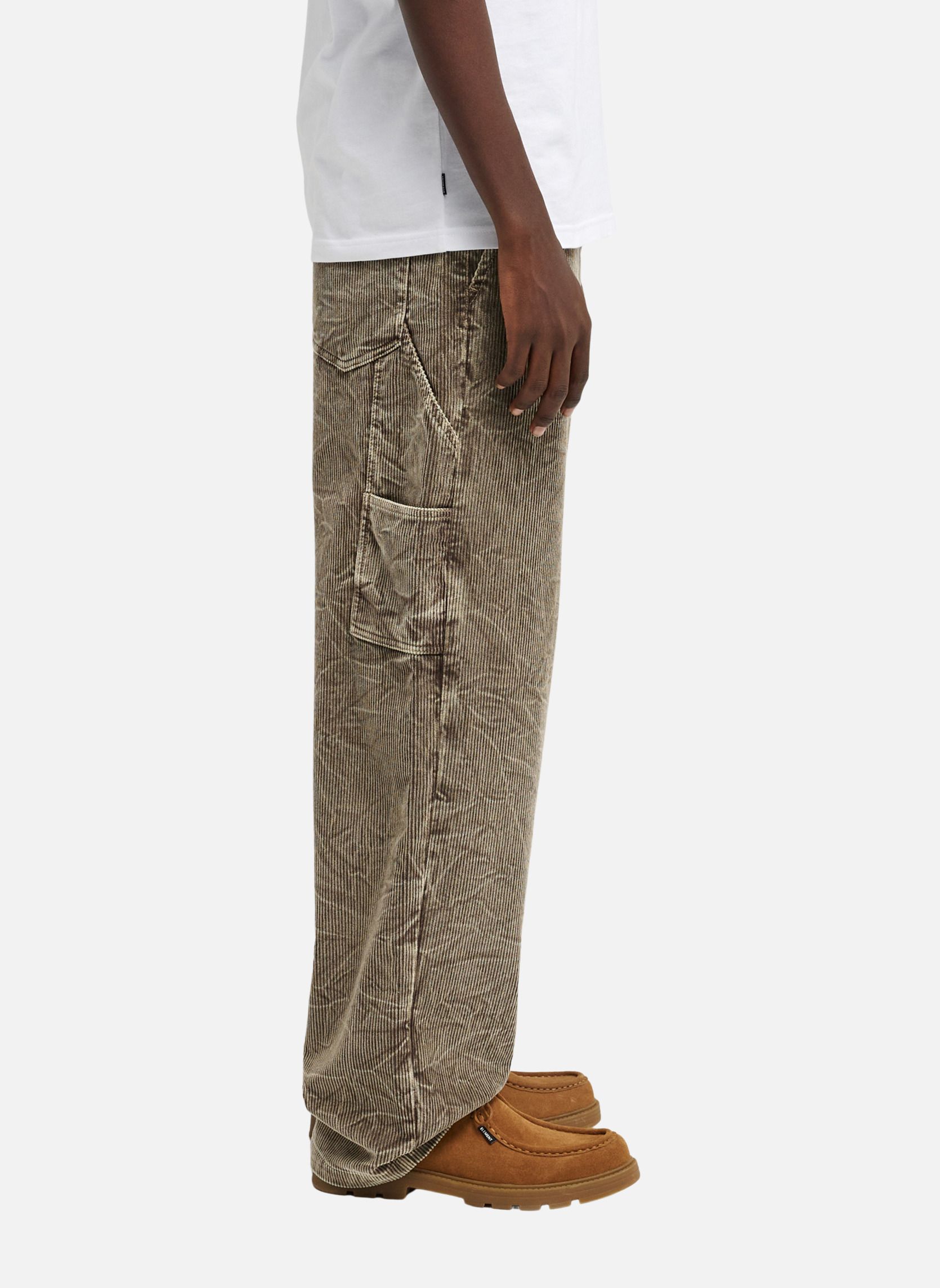 Element Pantalons de costume Relax Carpenter Washed homme marron ...
