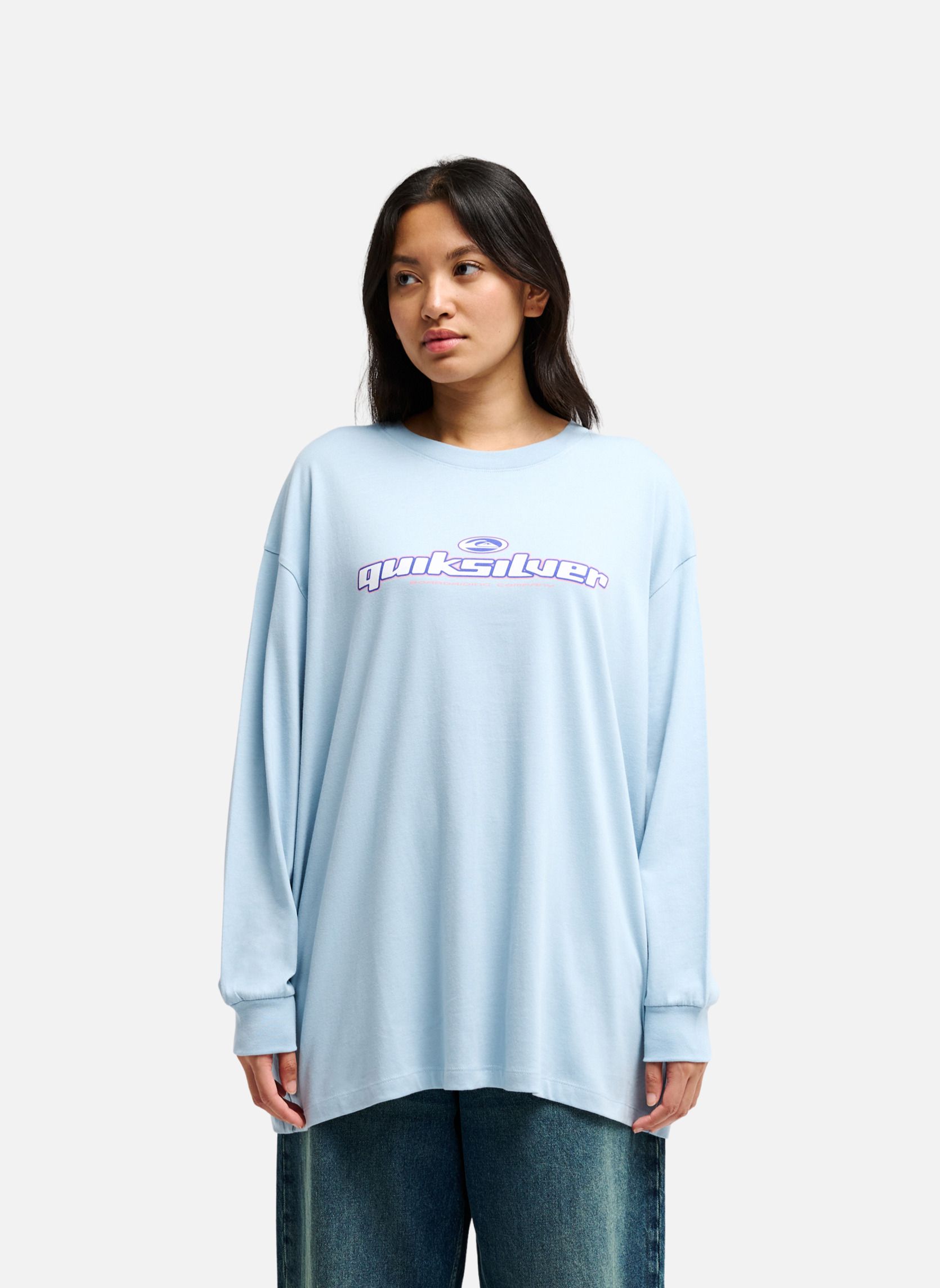 Quiksilver Tee-shirts Boyfriend femme bleu | Sarenza France
