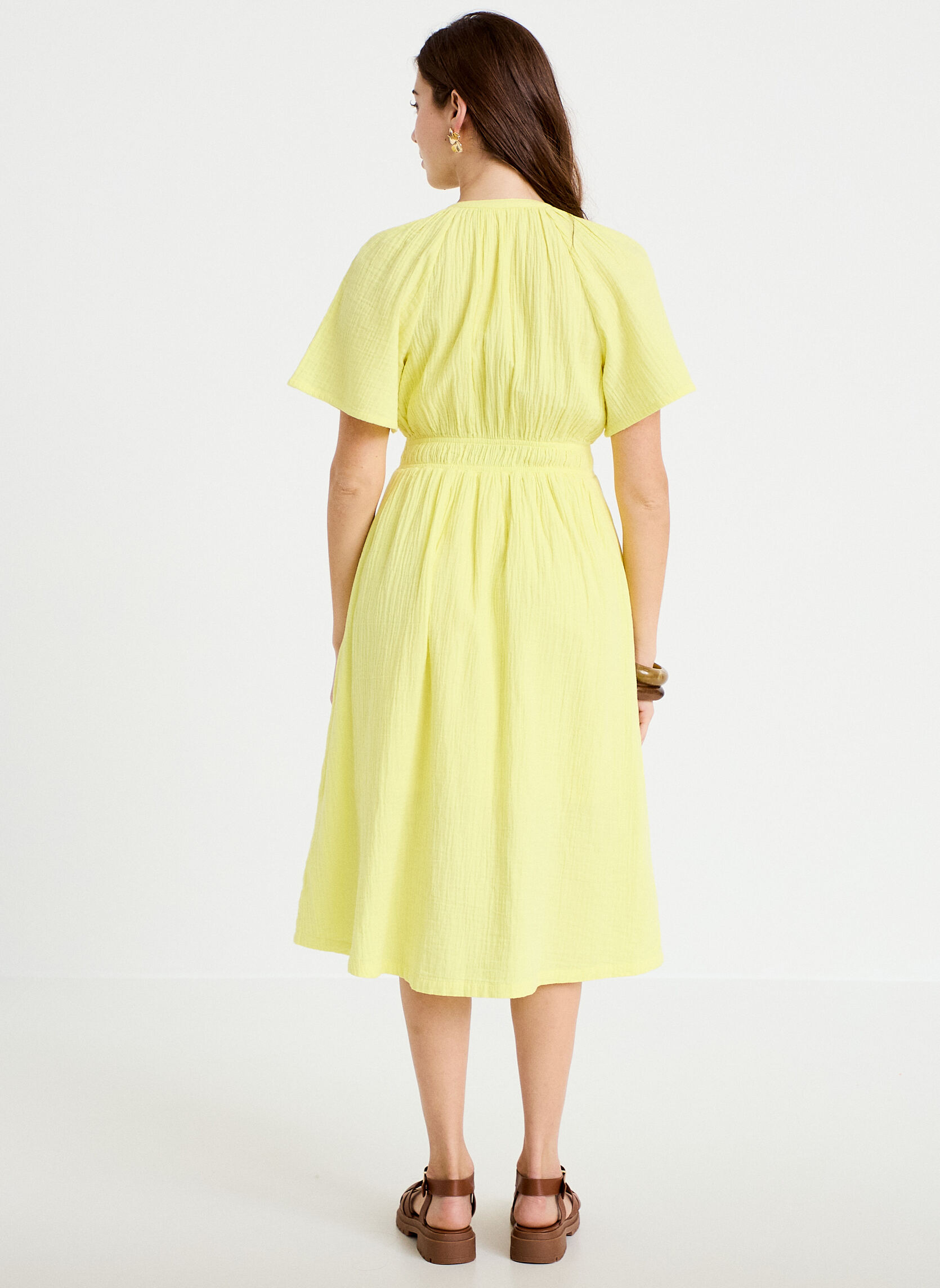 Cache Cache Robes ROCOURGAZE femme jaune | Sarenza France