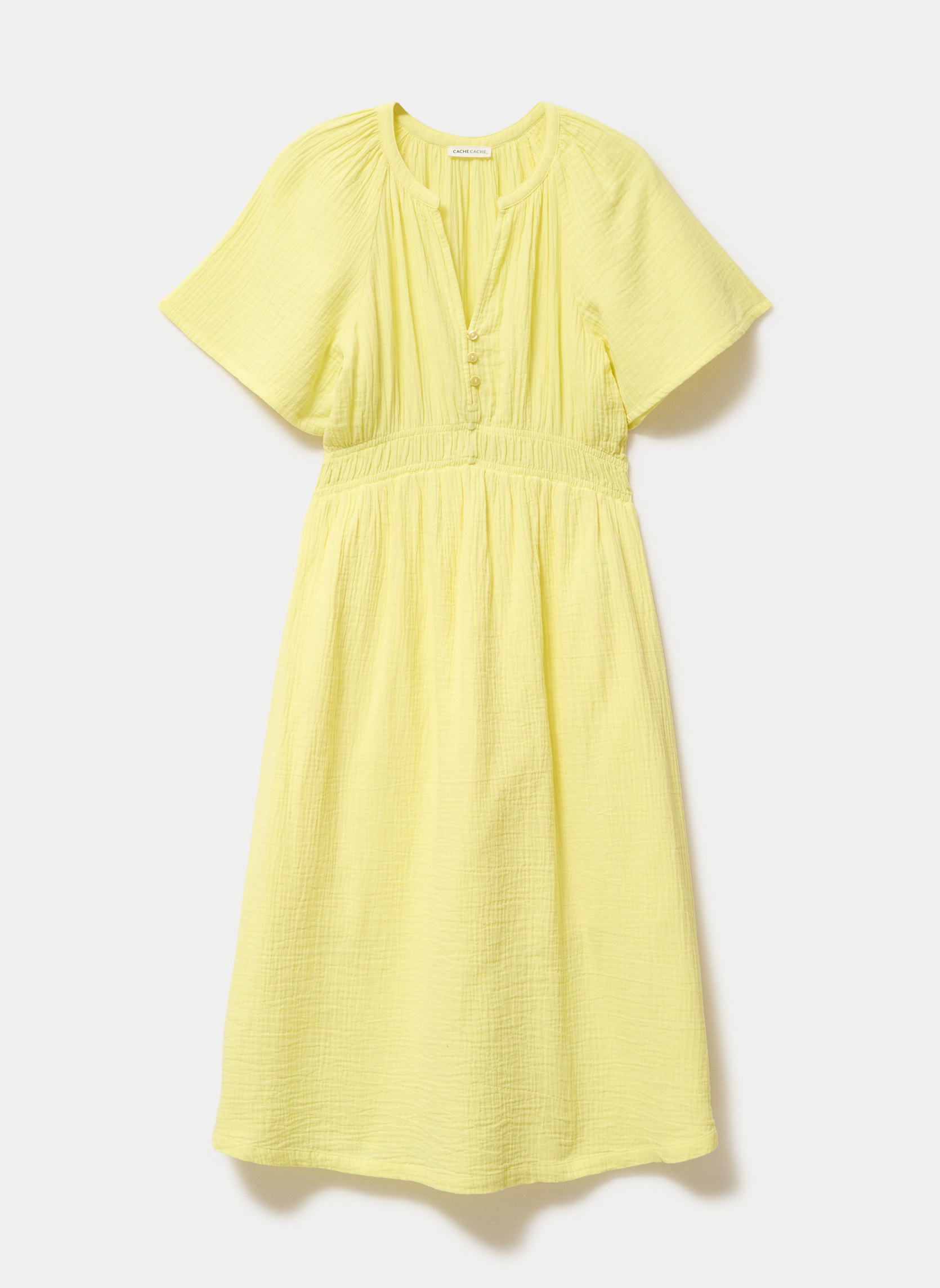 Cache Cache Robes ROCOURGAZE femme jaune | Sarenza France
